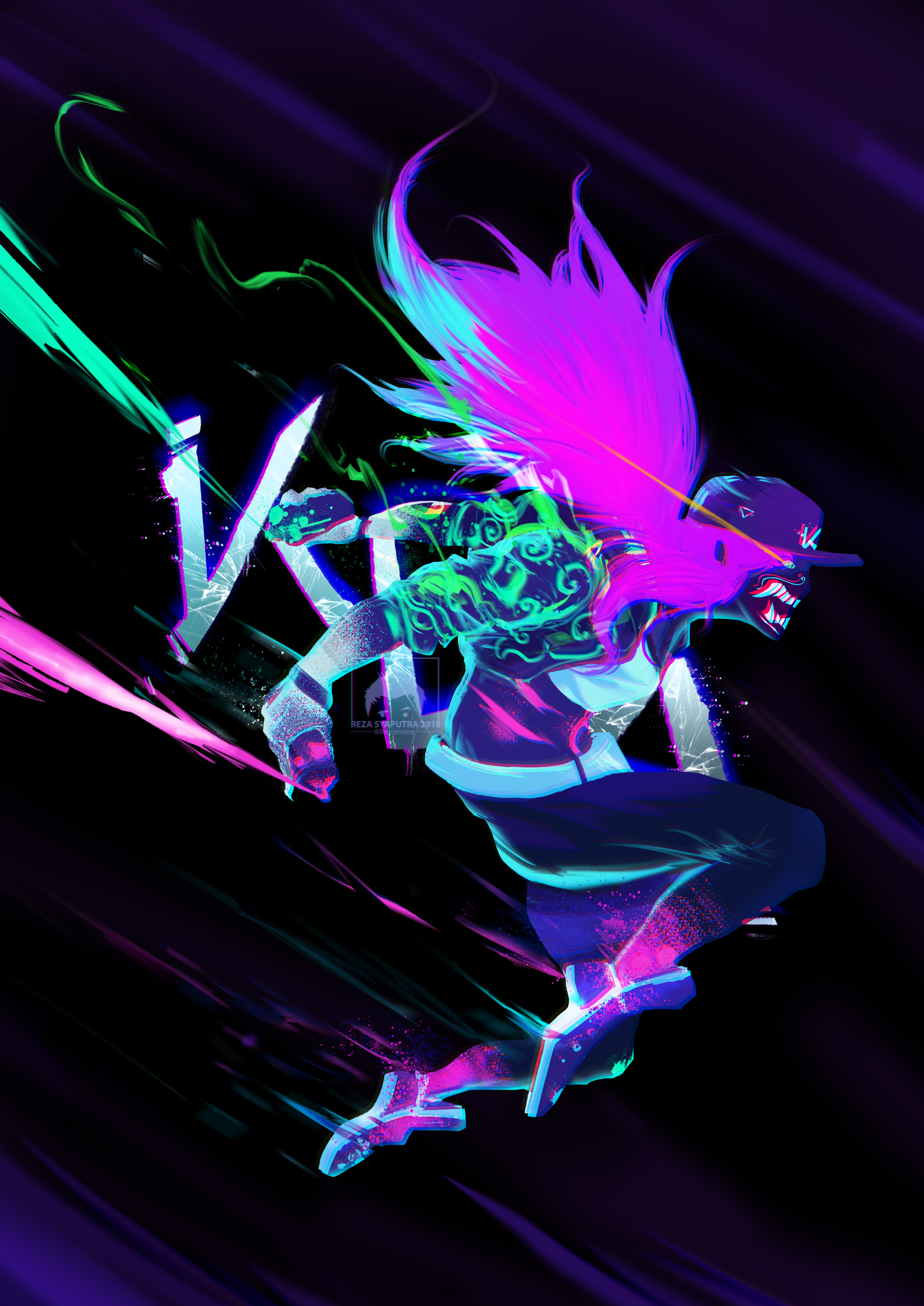 ArtStation - NEON AKALI