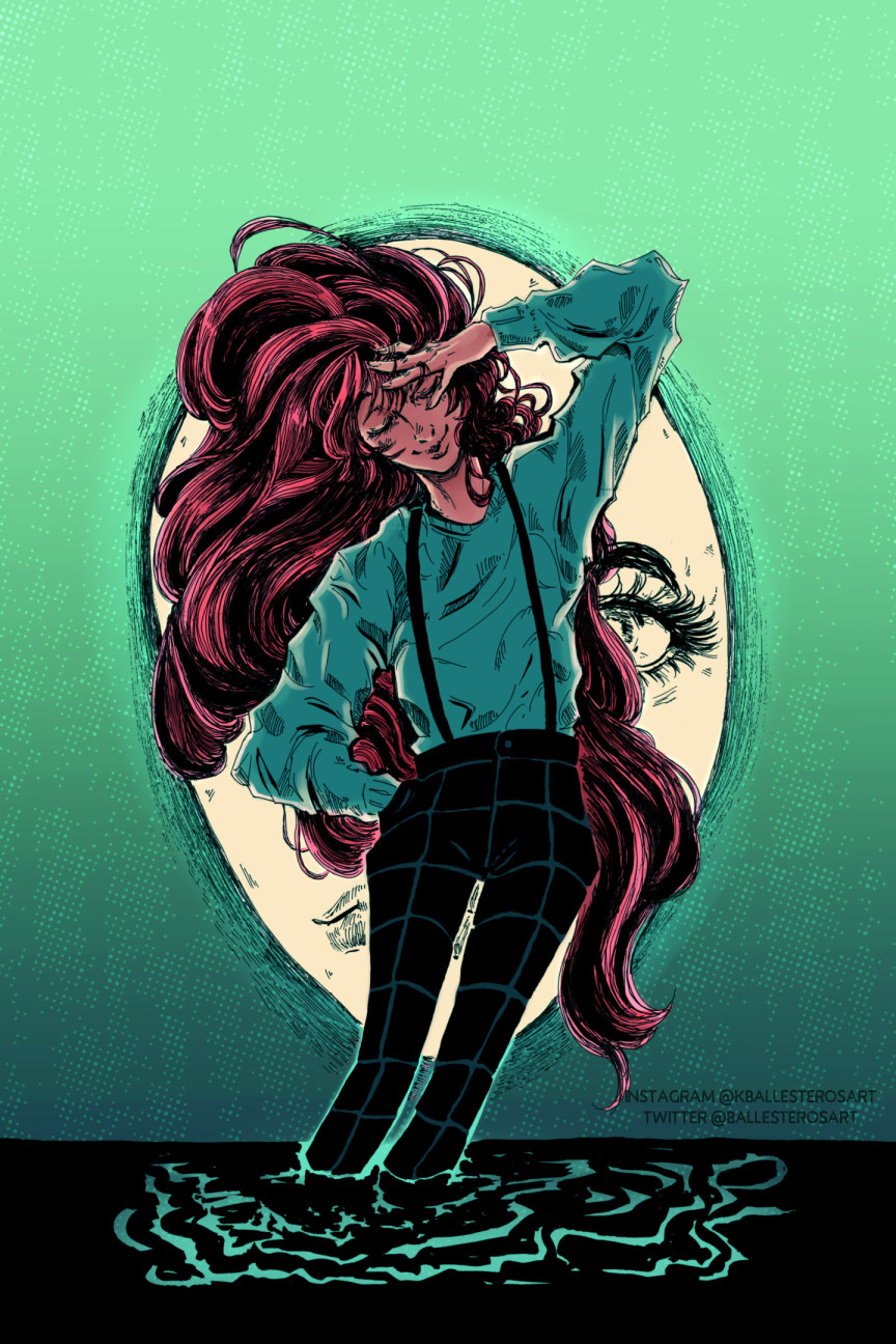 ArtStation - Iridescent Moon