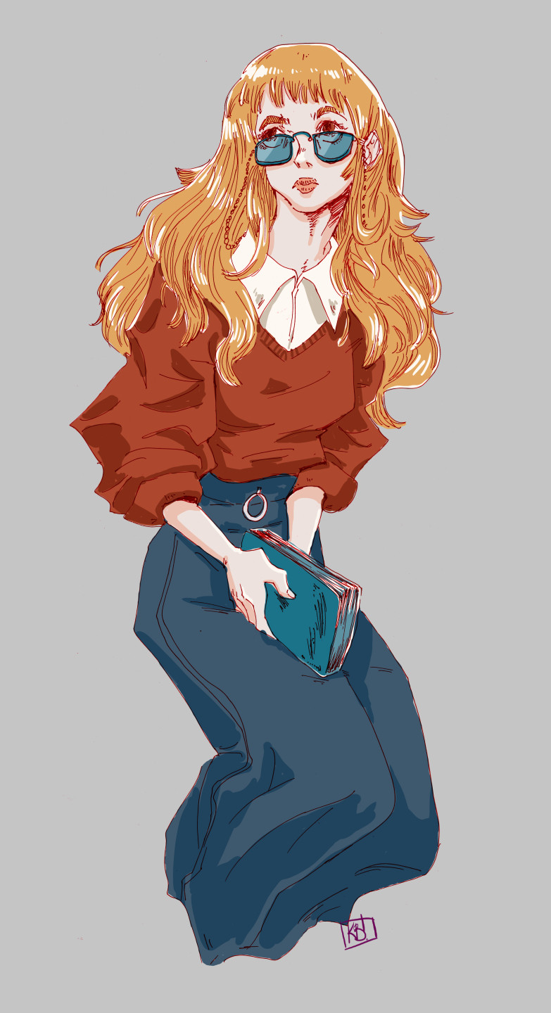 ArtStation - Iridescent librarian