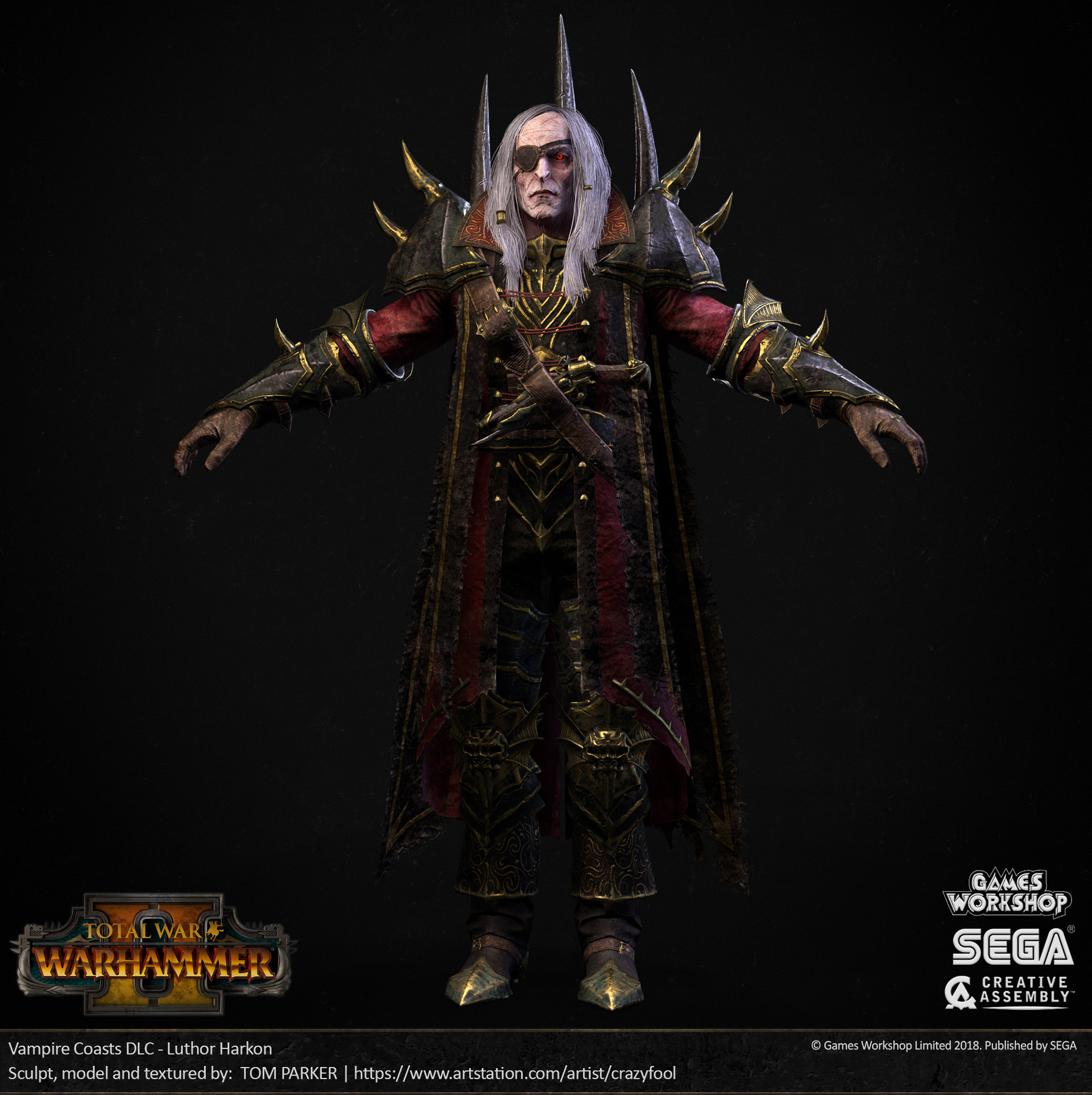Tom Parker - Total War Warhammer 2 DLC - Luthor Harkon