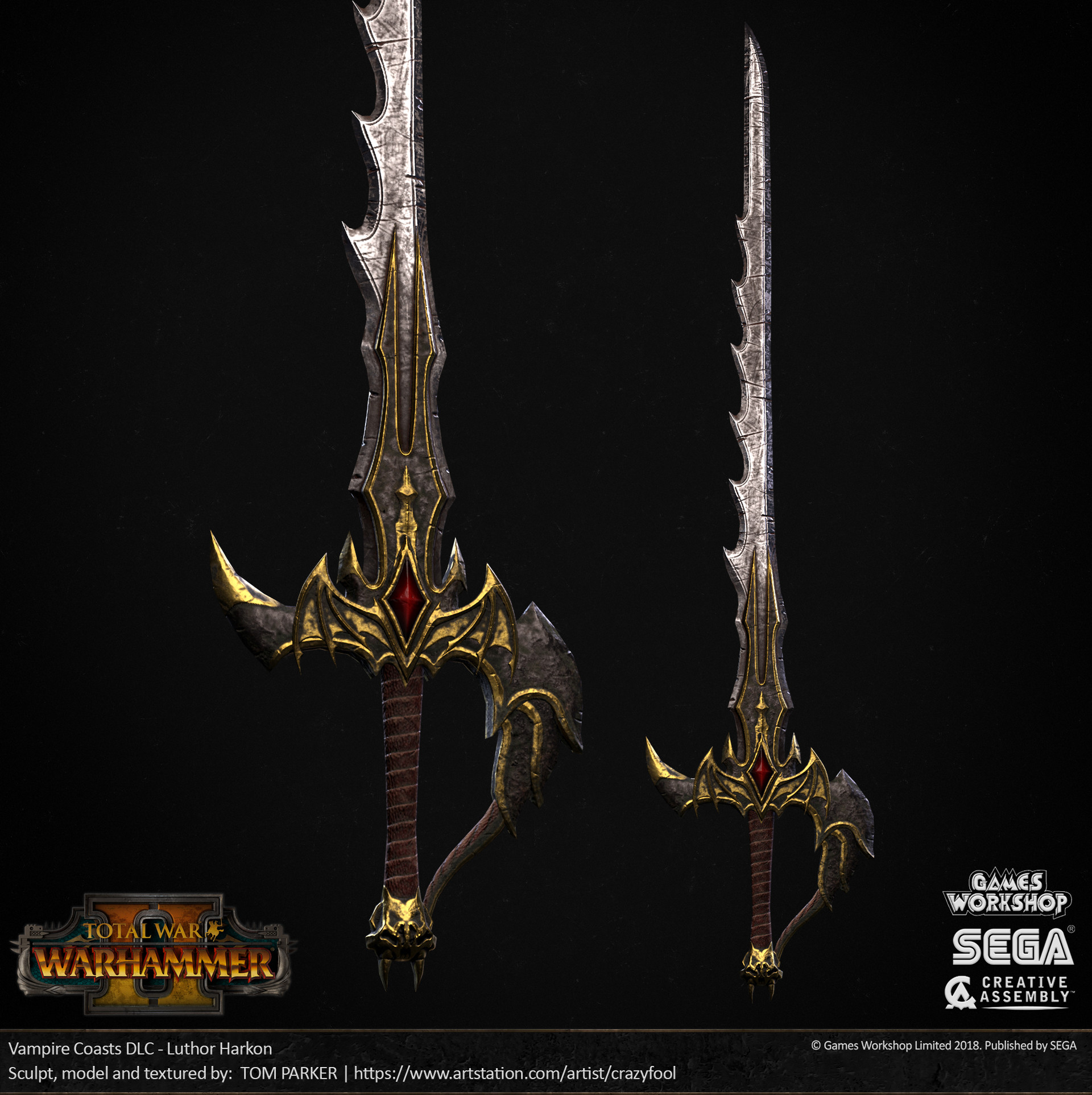 Tom Parker - Total War Warhammer 2 DLC - Luthor Harkon