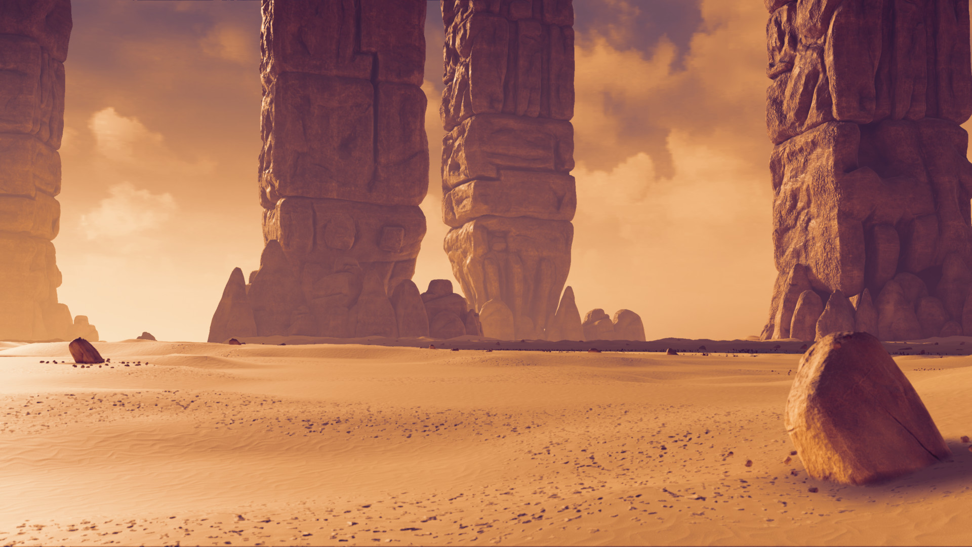 Victor Luca Leira - The Pillars in the Desert