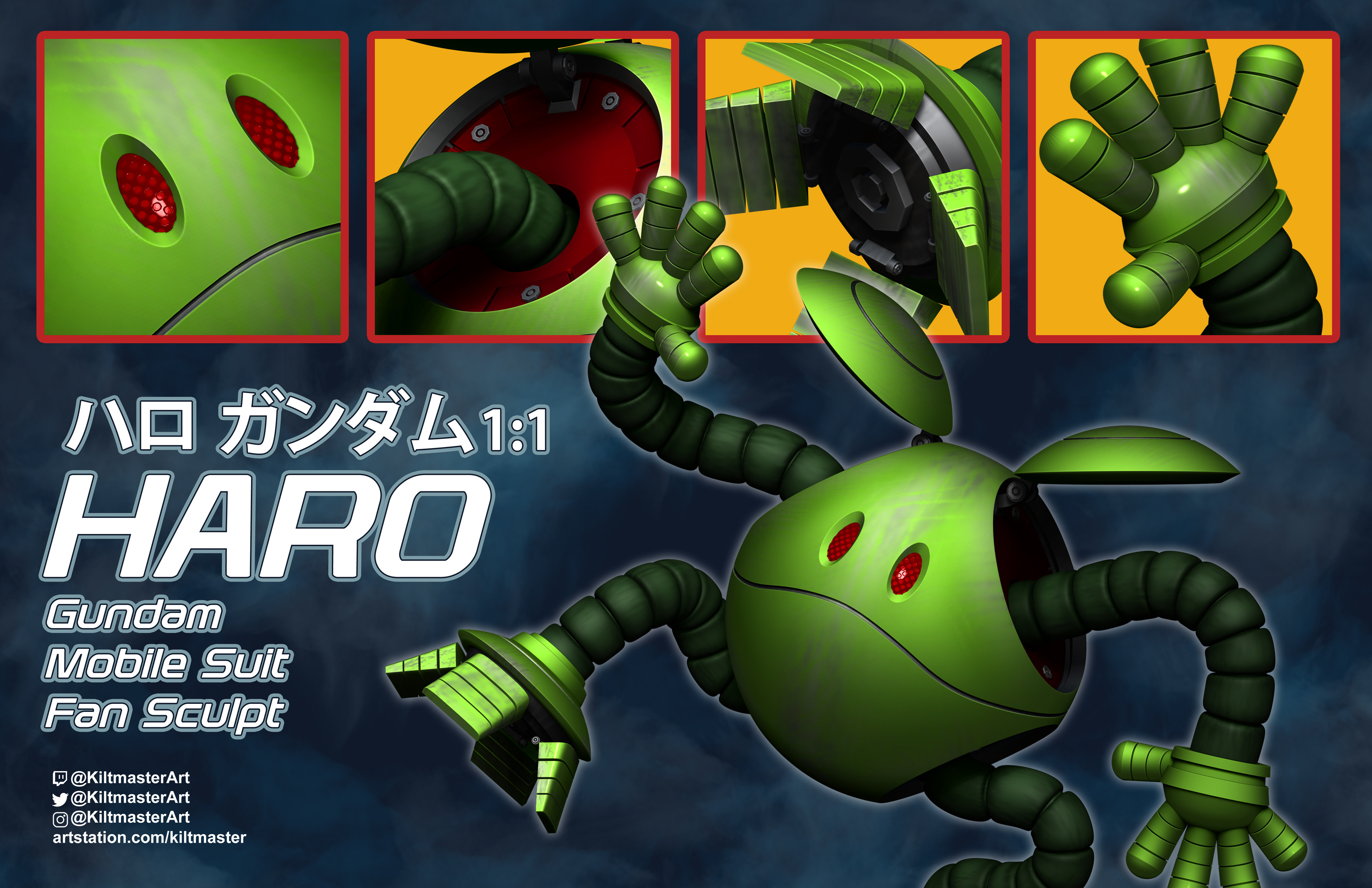 Jordan Cooper - Haro, Gundam Fan Sculpt