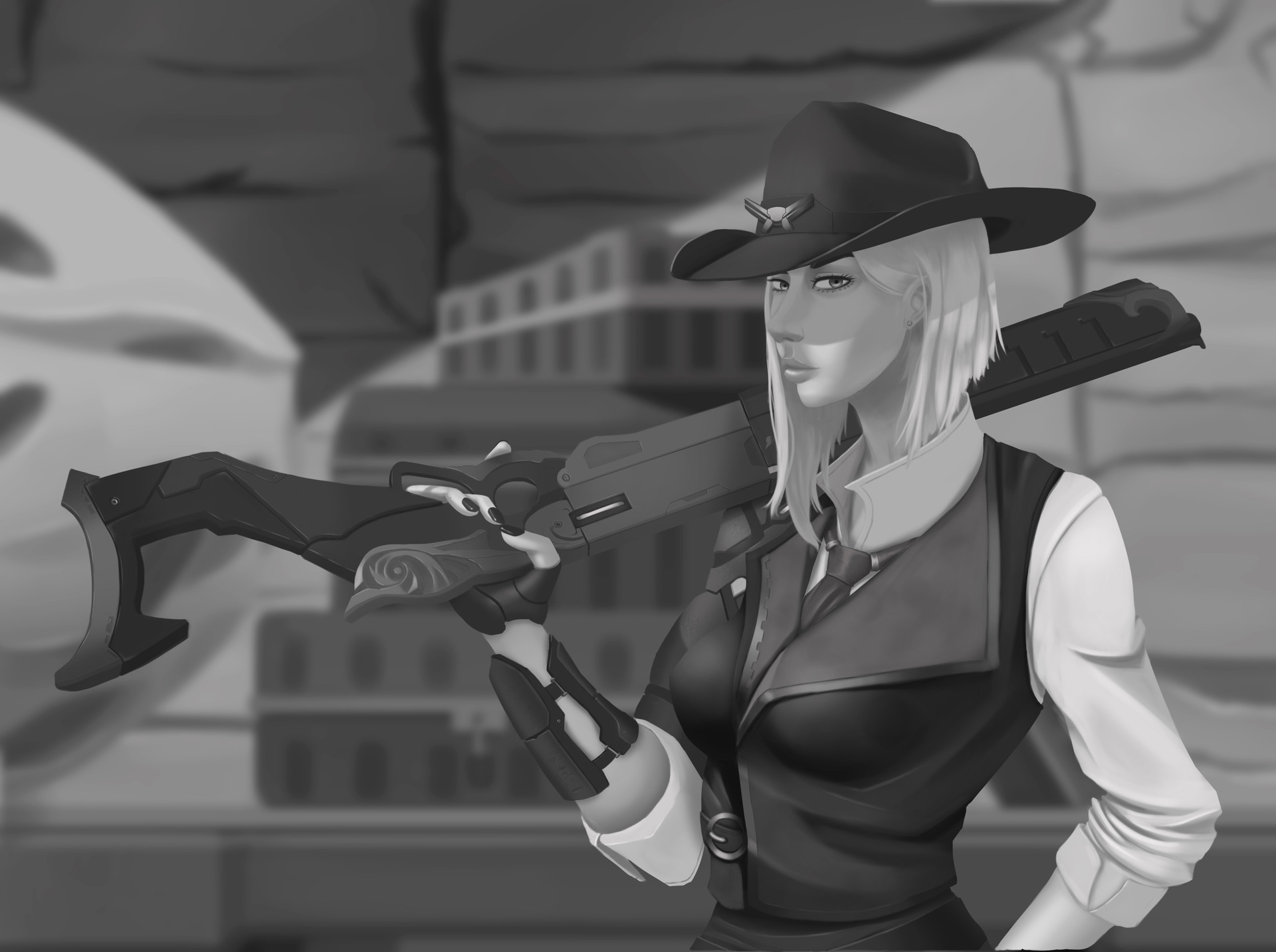 how to draw ashe overwatch