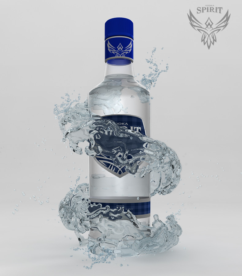 ArtStation - vodka splash