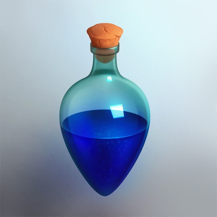 ArtStation - Mana potion simple