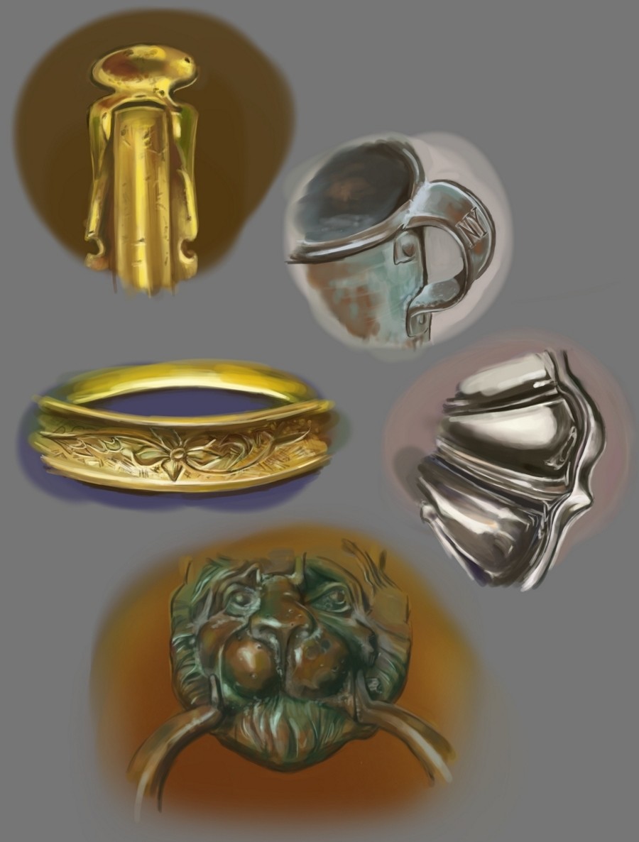 ArtStation - Metals Study