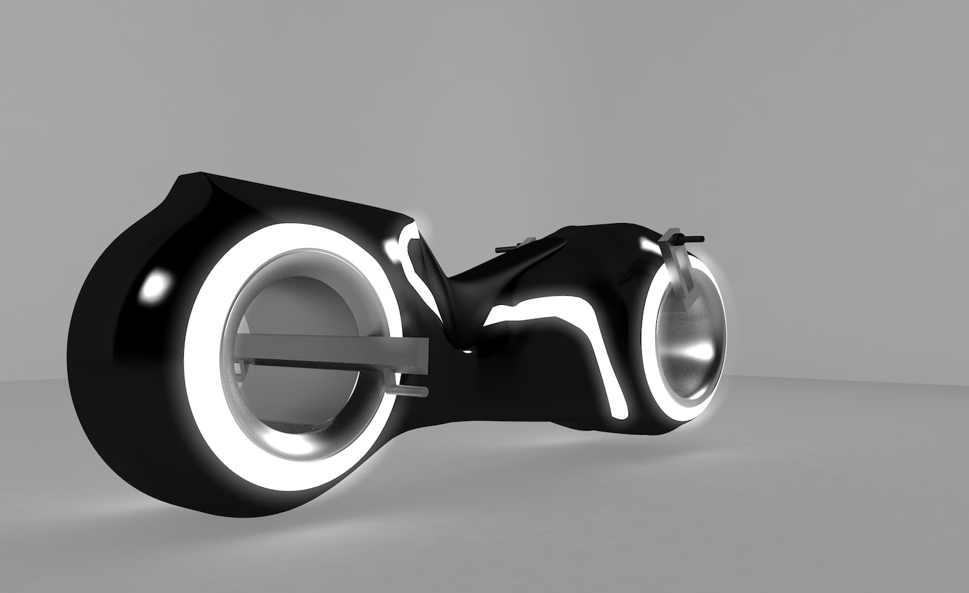 ArtStation - tron light cycle