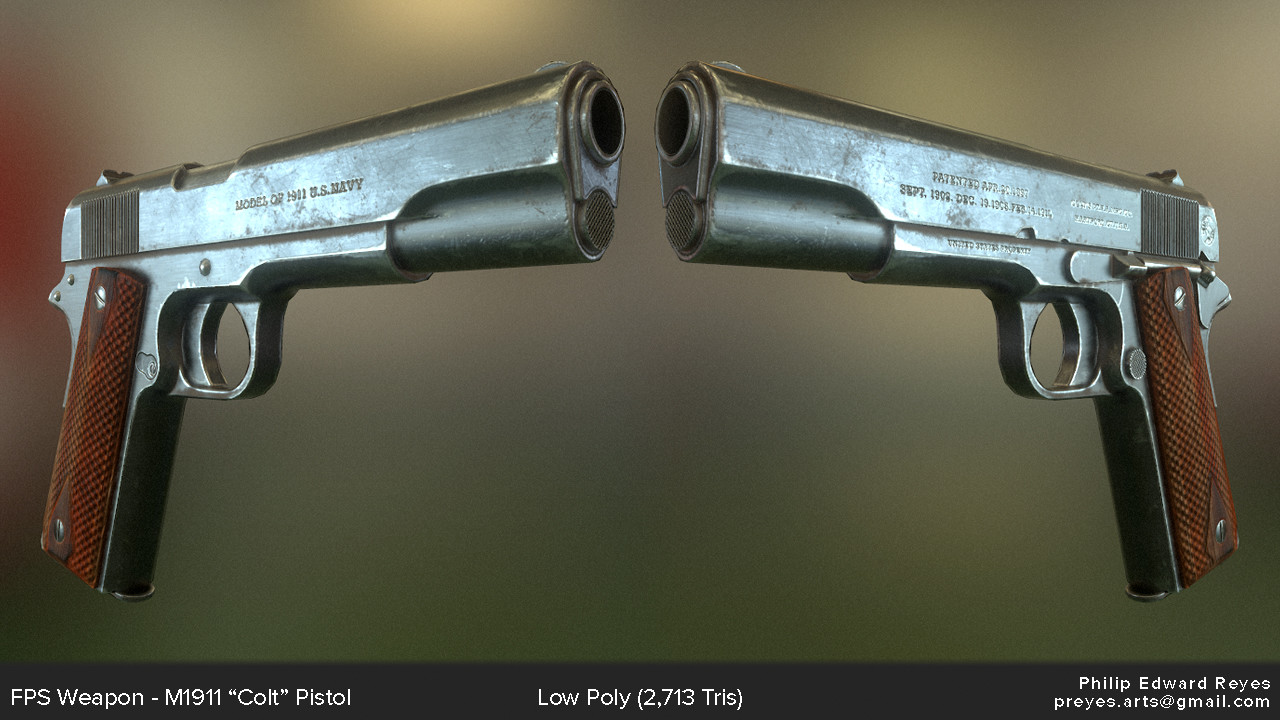 ArtStation - M1911 "Colt" Pistol