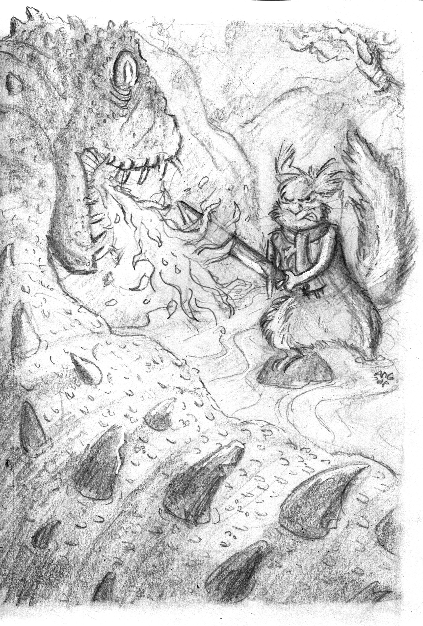 ArtStation - Squirrel sketches