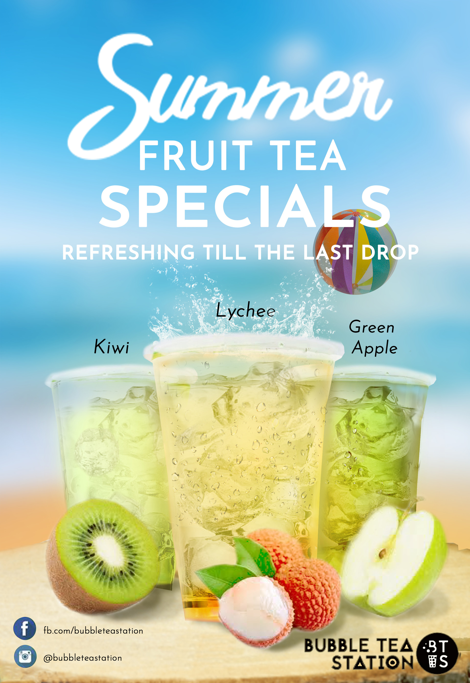 ArtStation - Summer Fruit Tea Specials [2018]