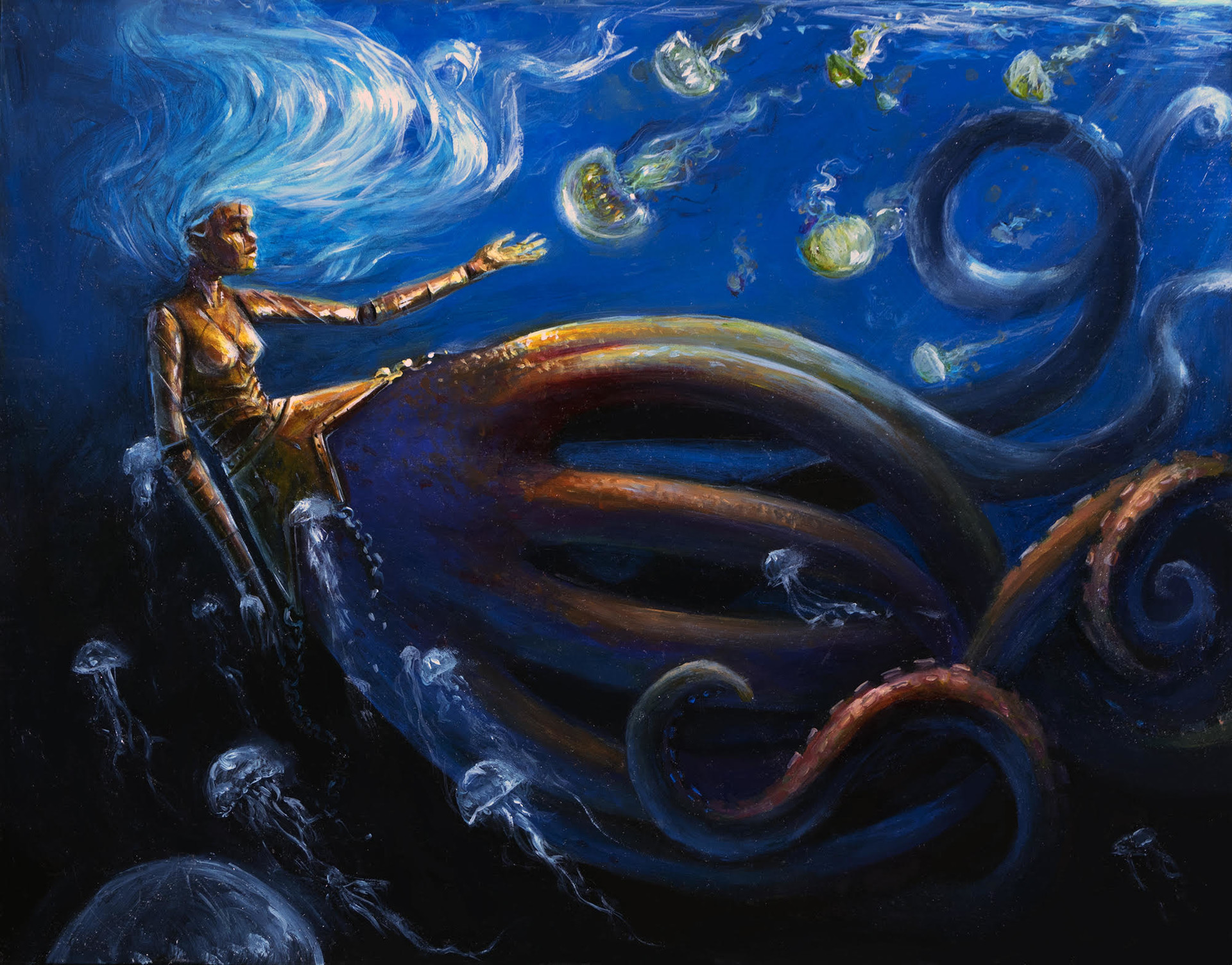 Cara Khan - Ophelia and the Jellyfish