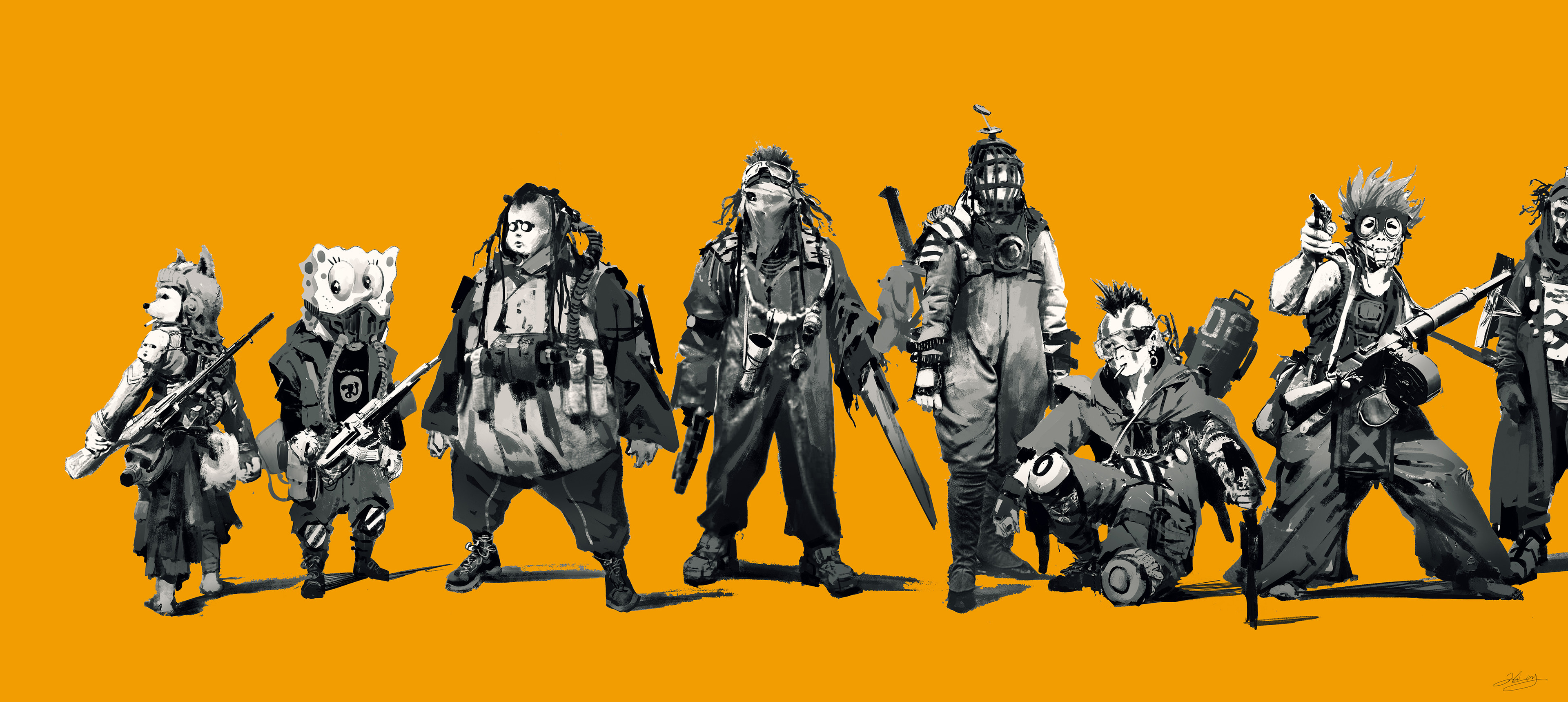 Junling Wang - Some wasteland skech