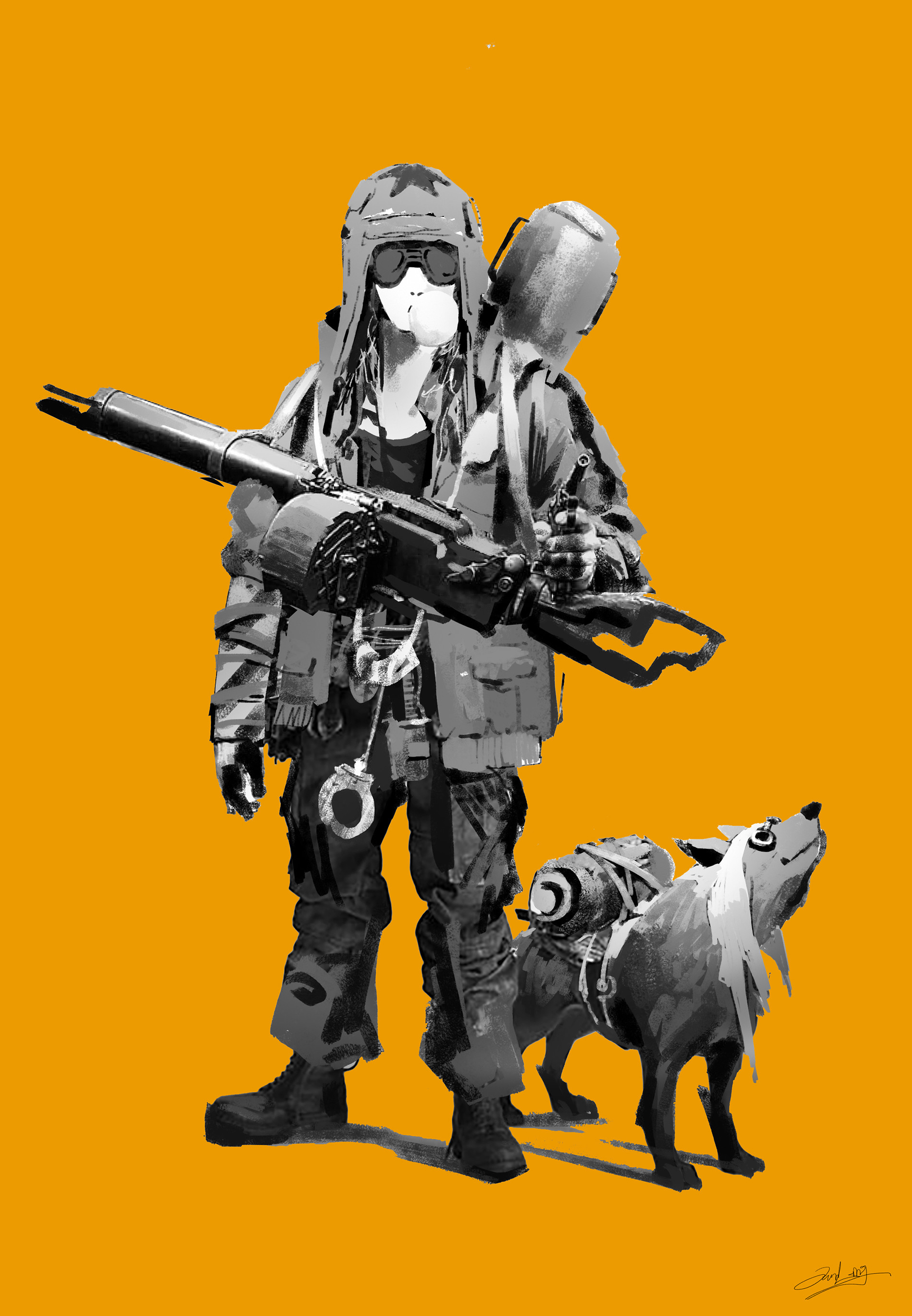 Junling Wang - Some wasteland skech