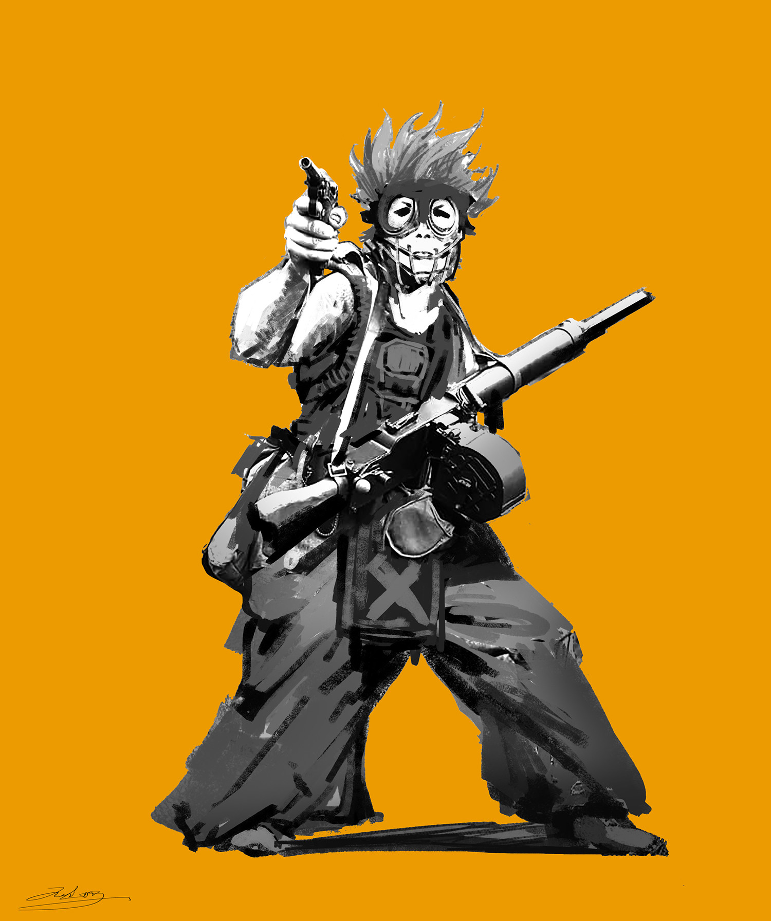 Junling Wang - Some wasteland skech