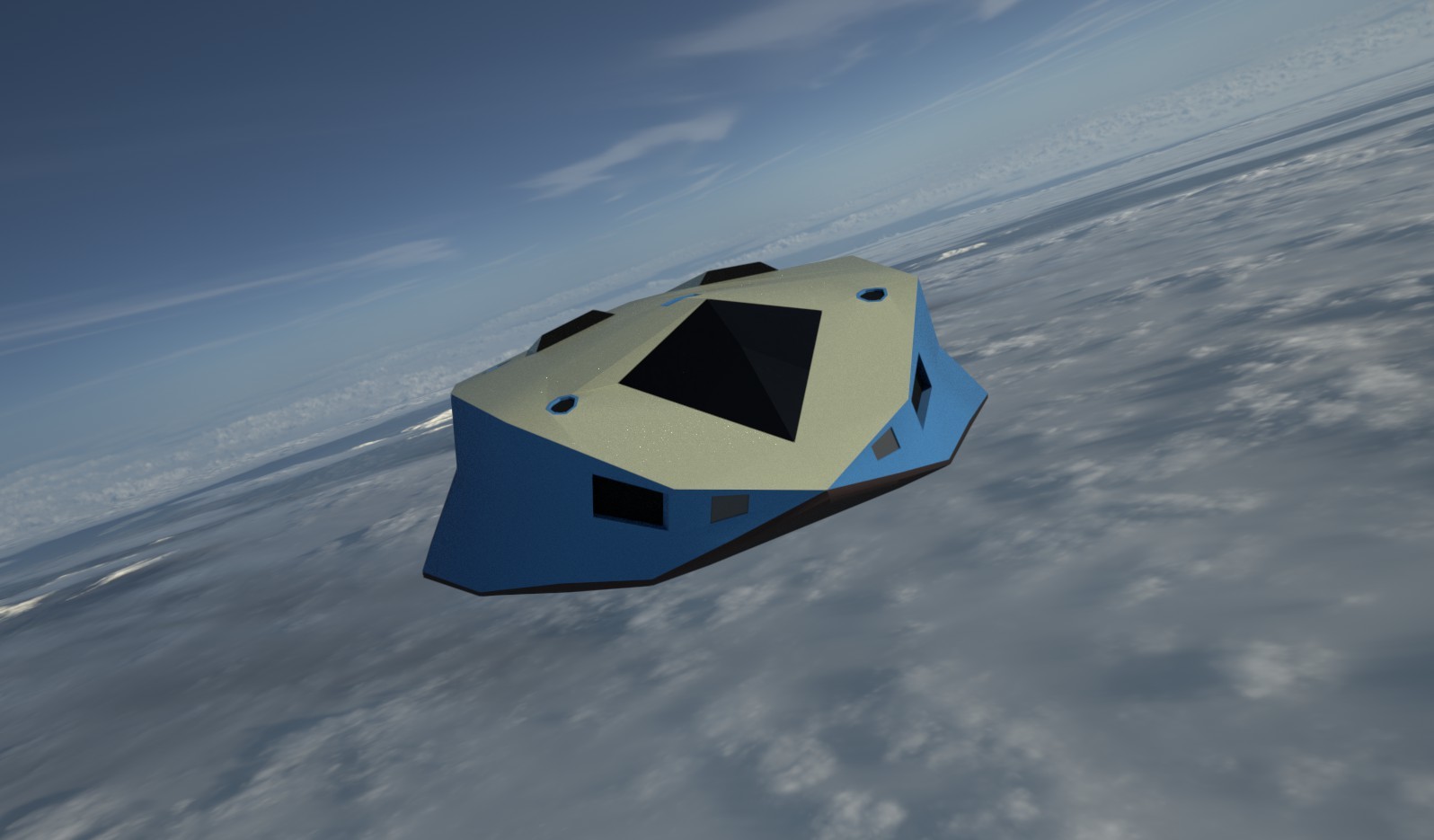 ArtStation - Delta D4 Class 2 Gunship