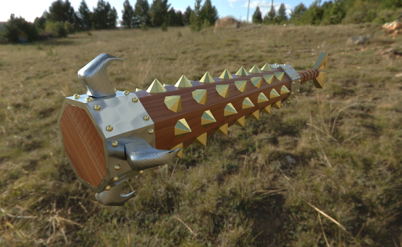 ArtStation - Japanese Feudal Challenge - Kanabo