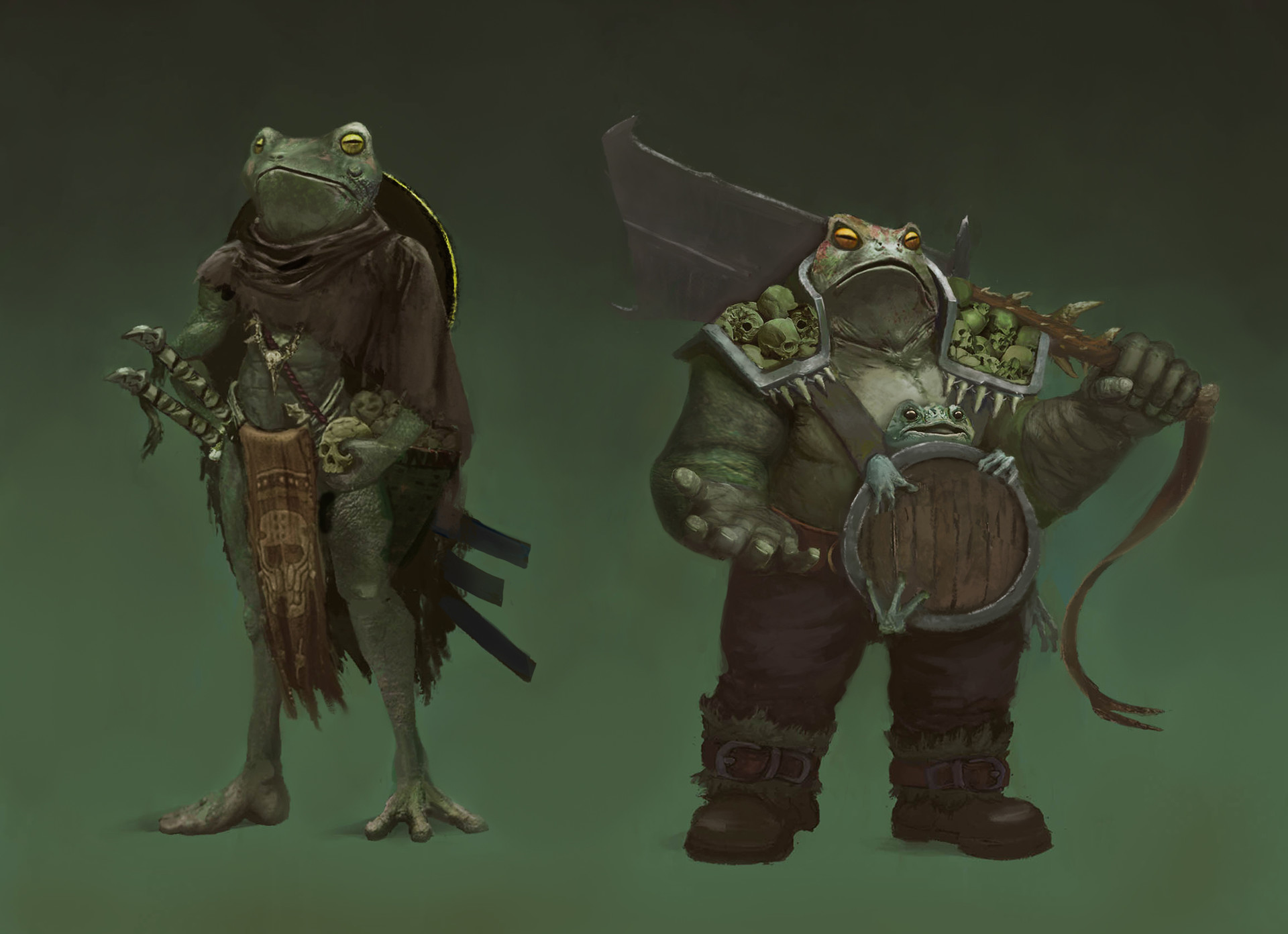 ArtStation - Brother toad and brother toad