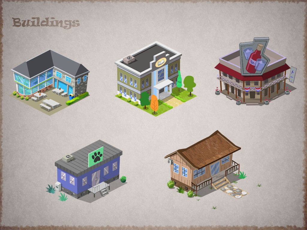 ArtStation - Building icons..