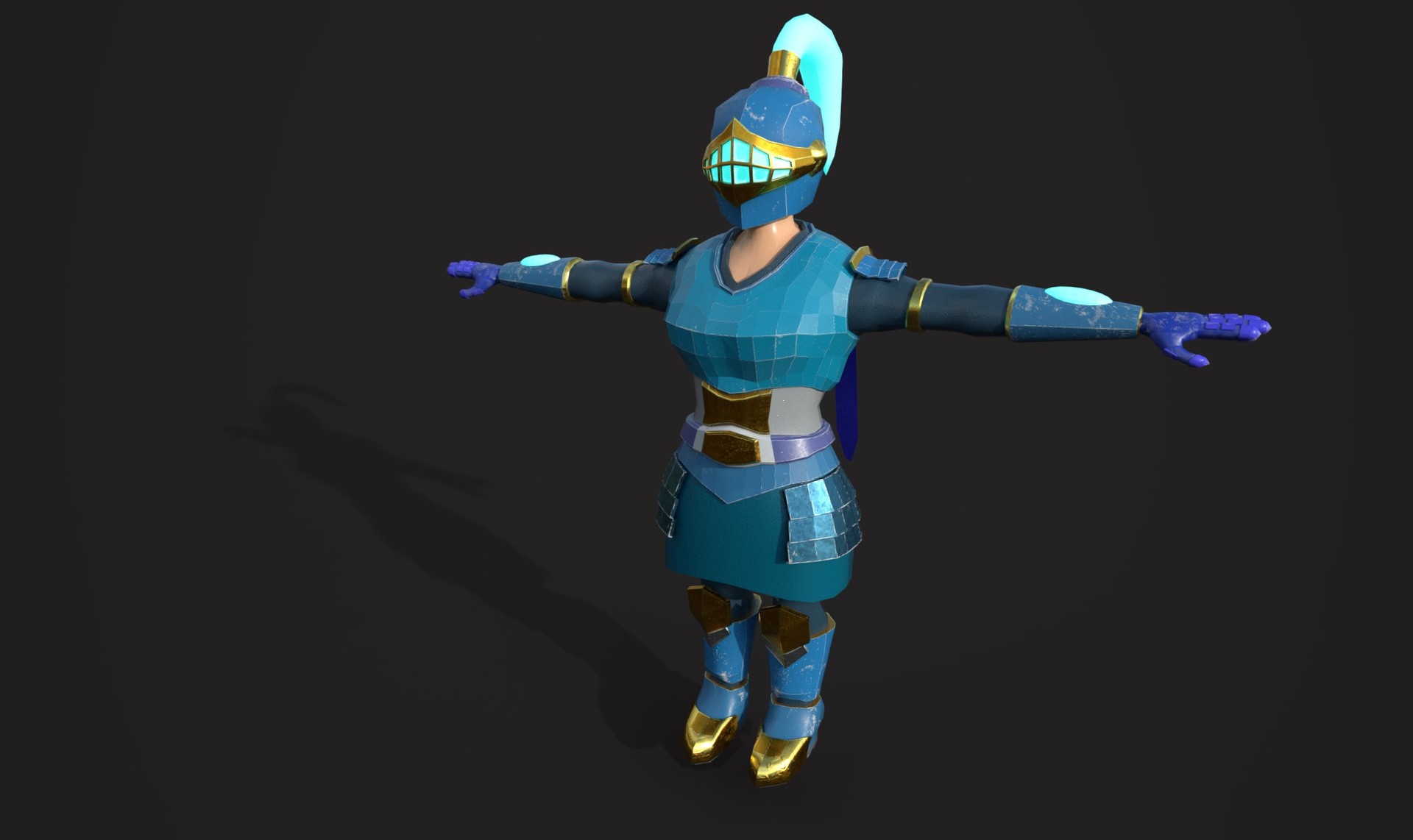 ArtStation - Game character ~ Blue