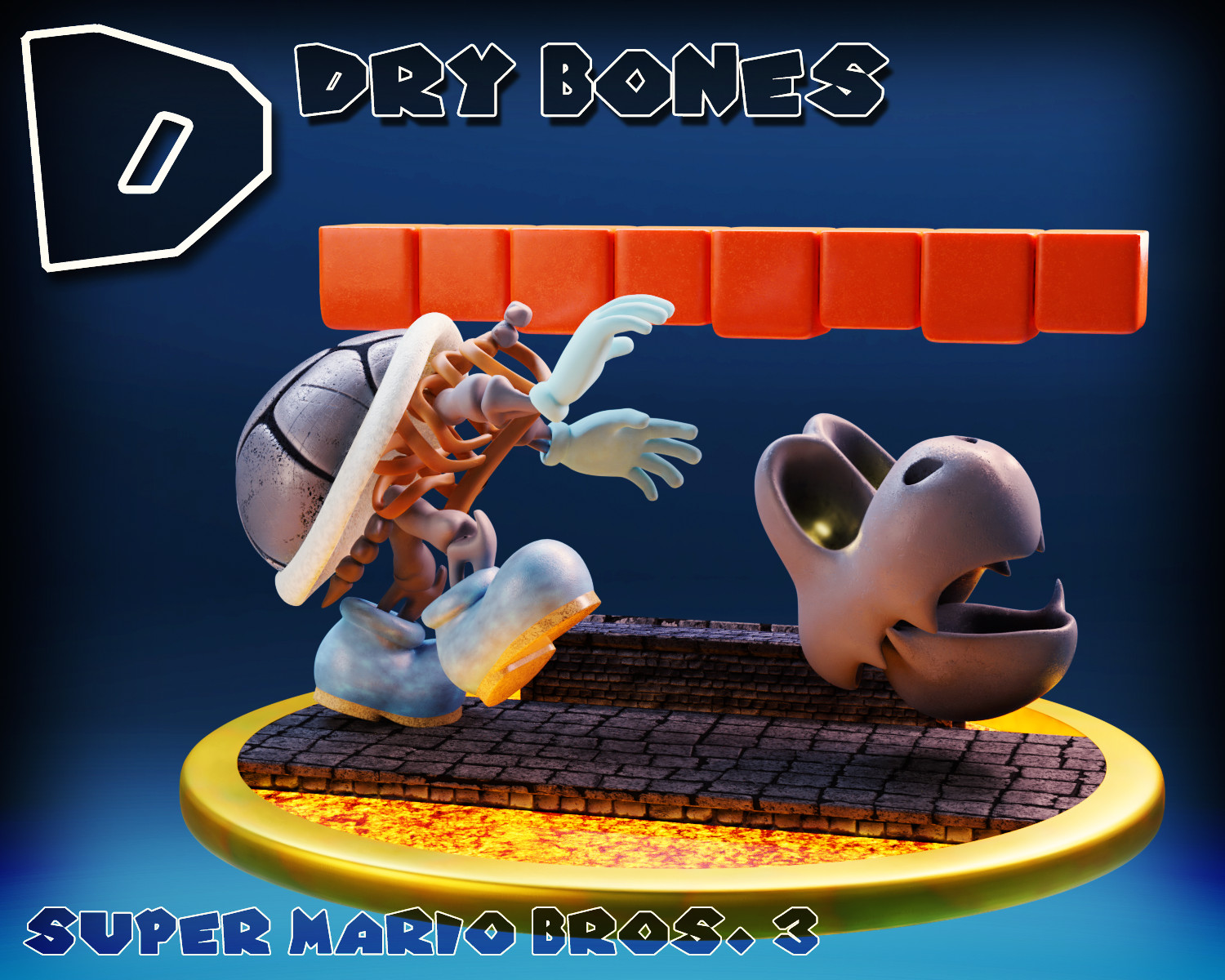 ArtStation - D is for Dry Bones