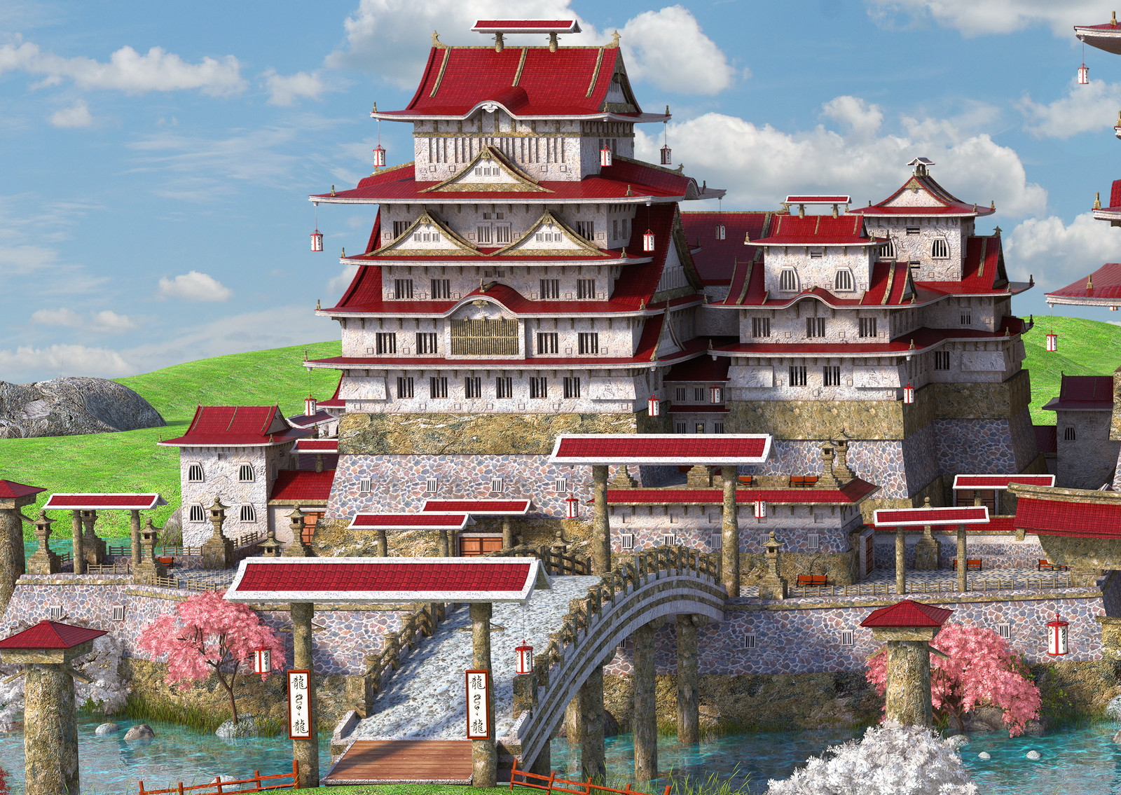 Marc Mons - Fantasy Japanese Castle