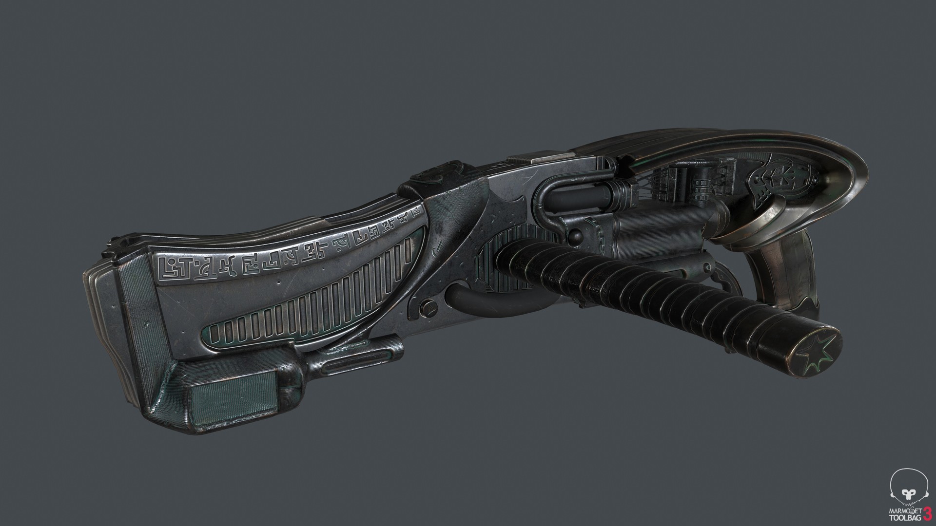 ArtStation - Necromongers hero rifle