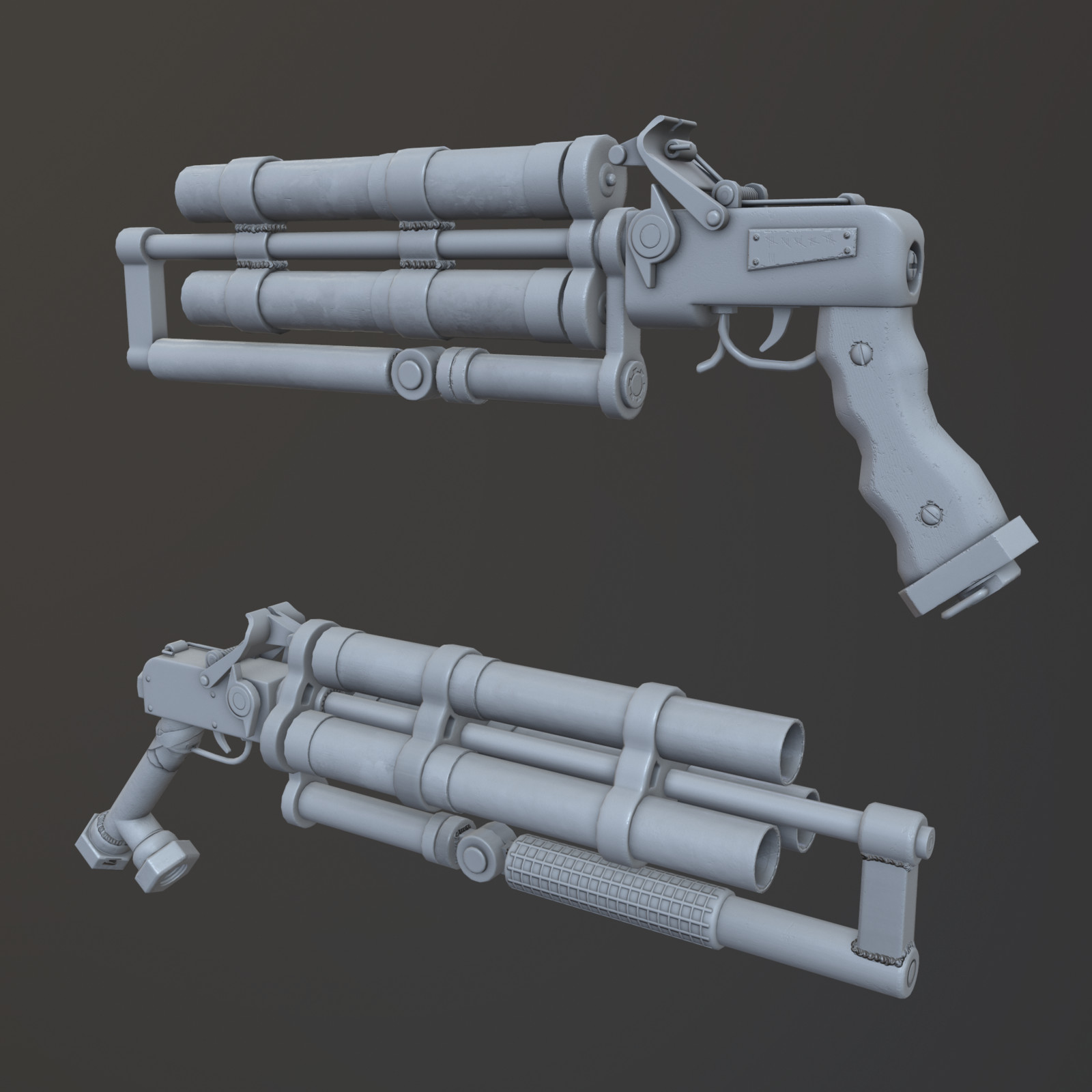 Anton Shvedov - Modular one-handed shotgun