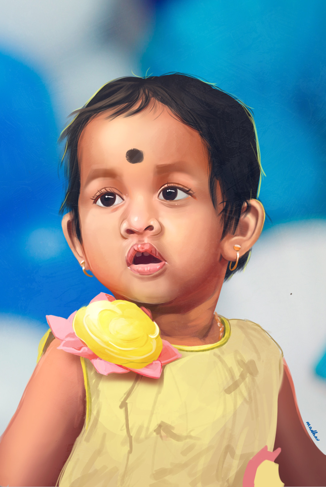 Madhav Sanapati - Digital portrait