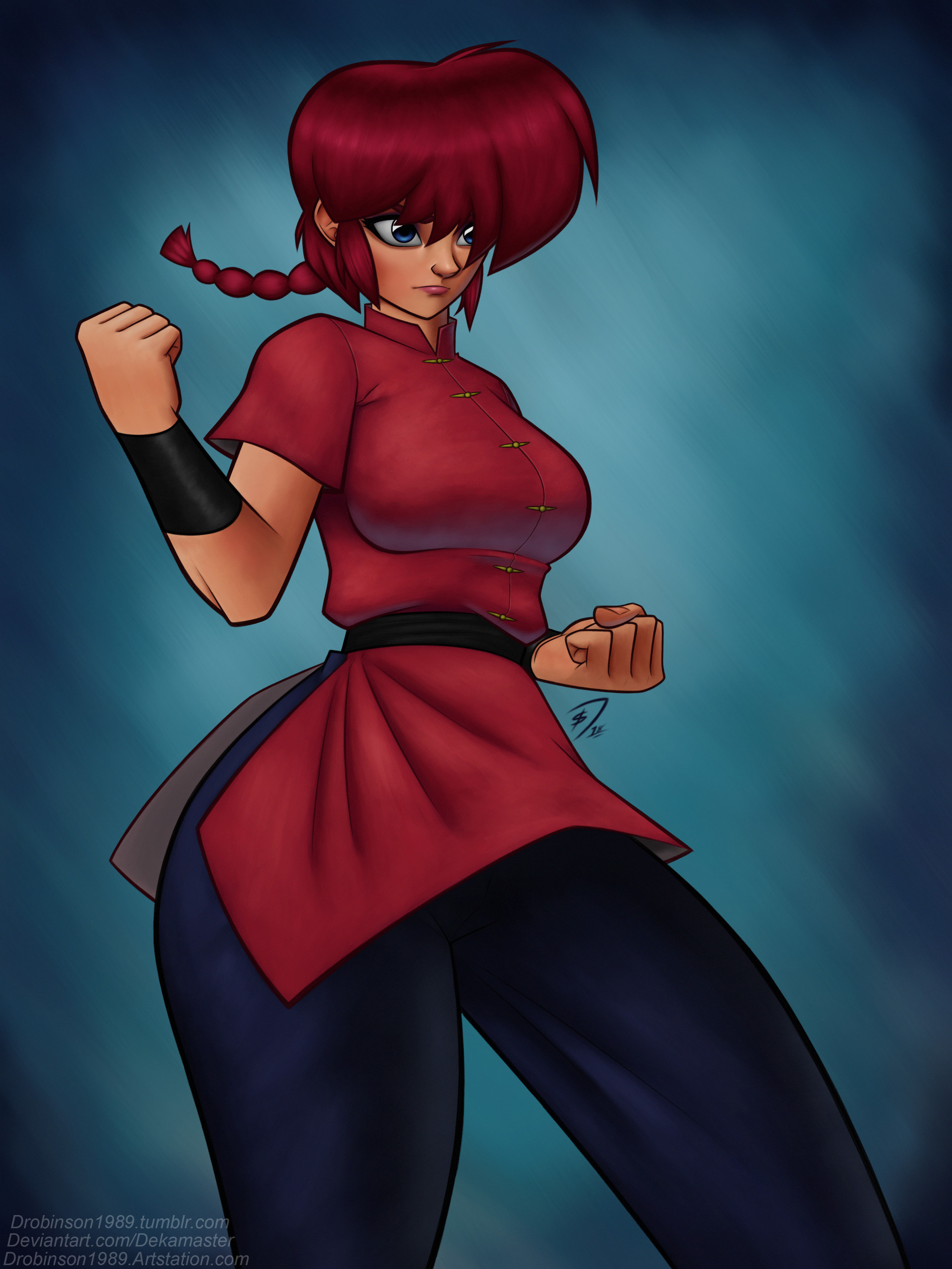 Artstation Ranma 12 Female Ranma Saotome