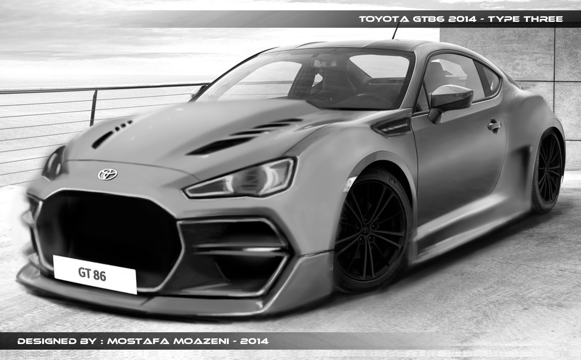 Mostafa Moazeni Design - Toyota GT86 2014 Full body kit type 3