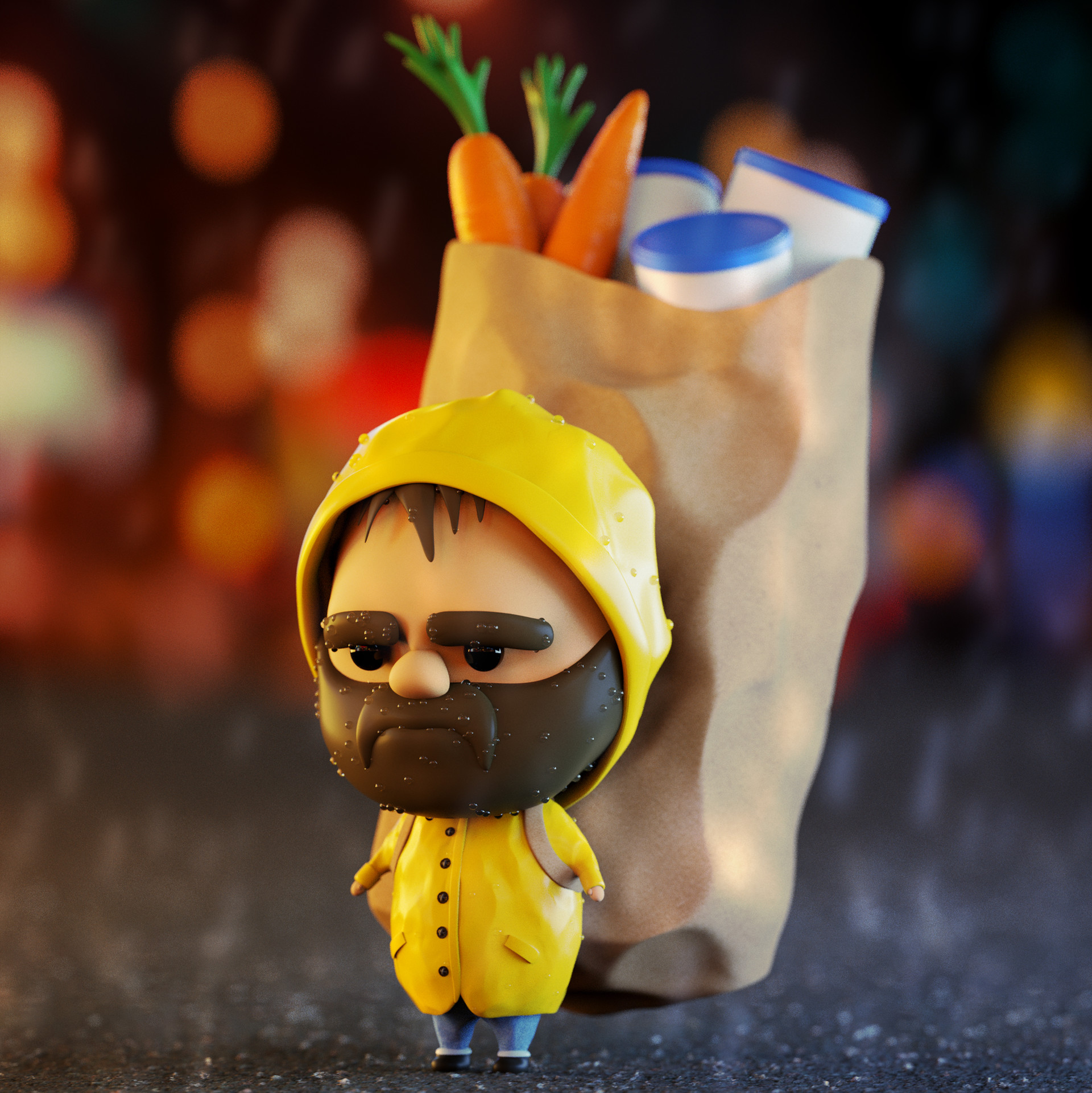 ArtStation - Grumpy Groceries