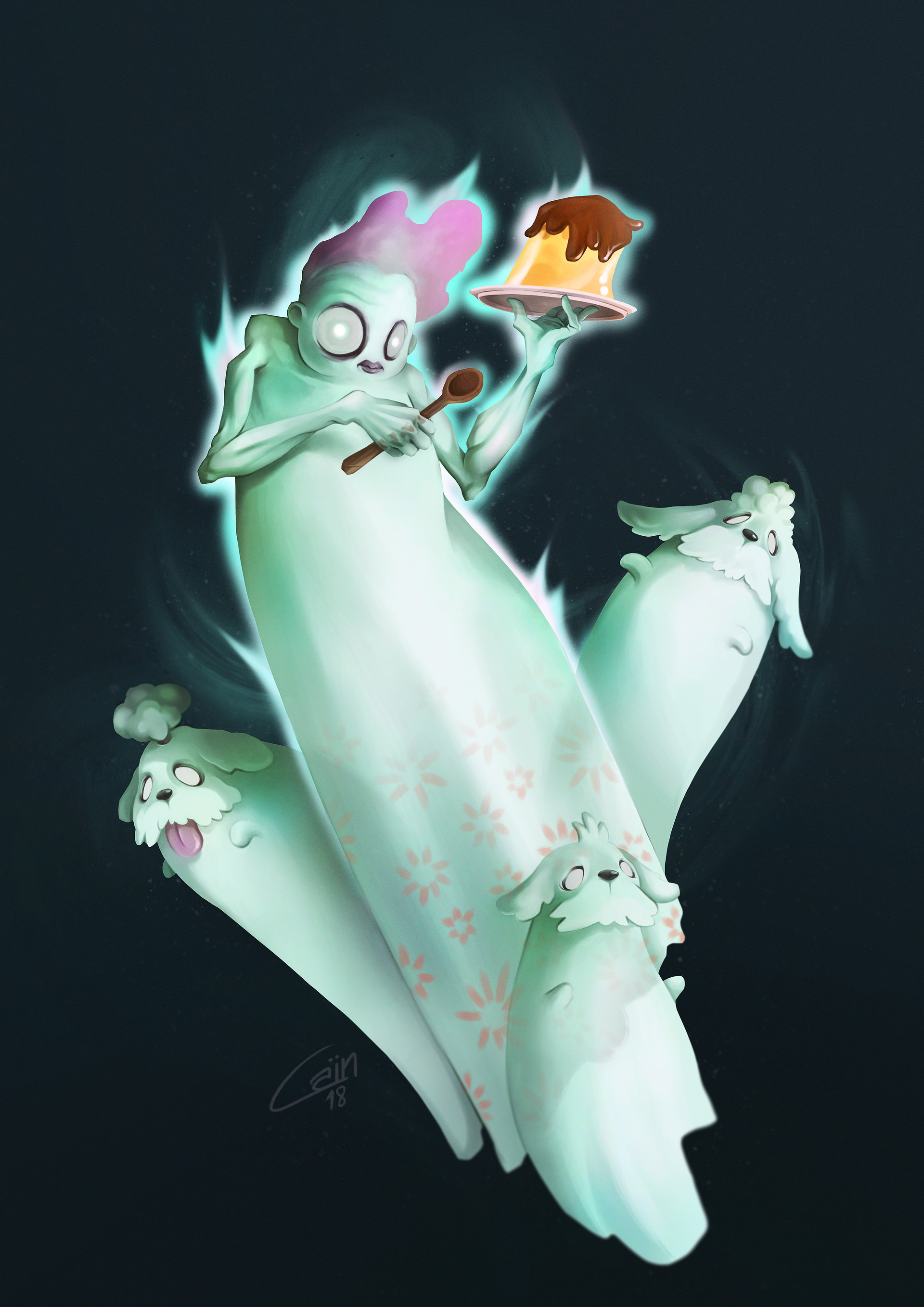 ArtStation - Granny ghost - CDC