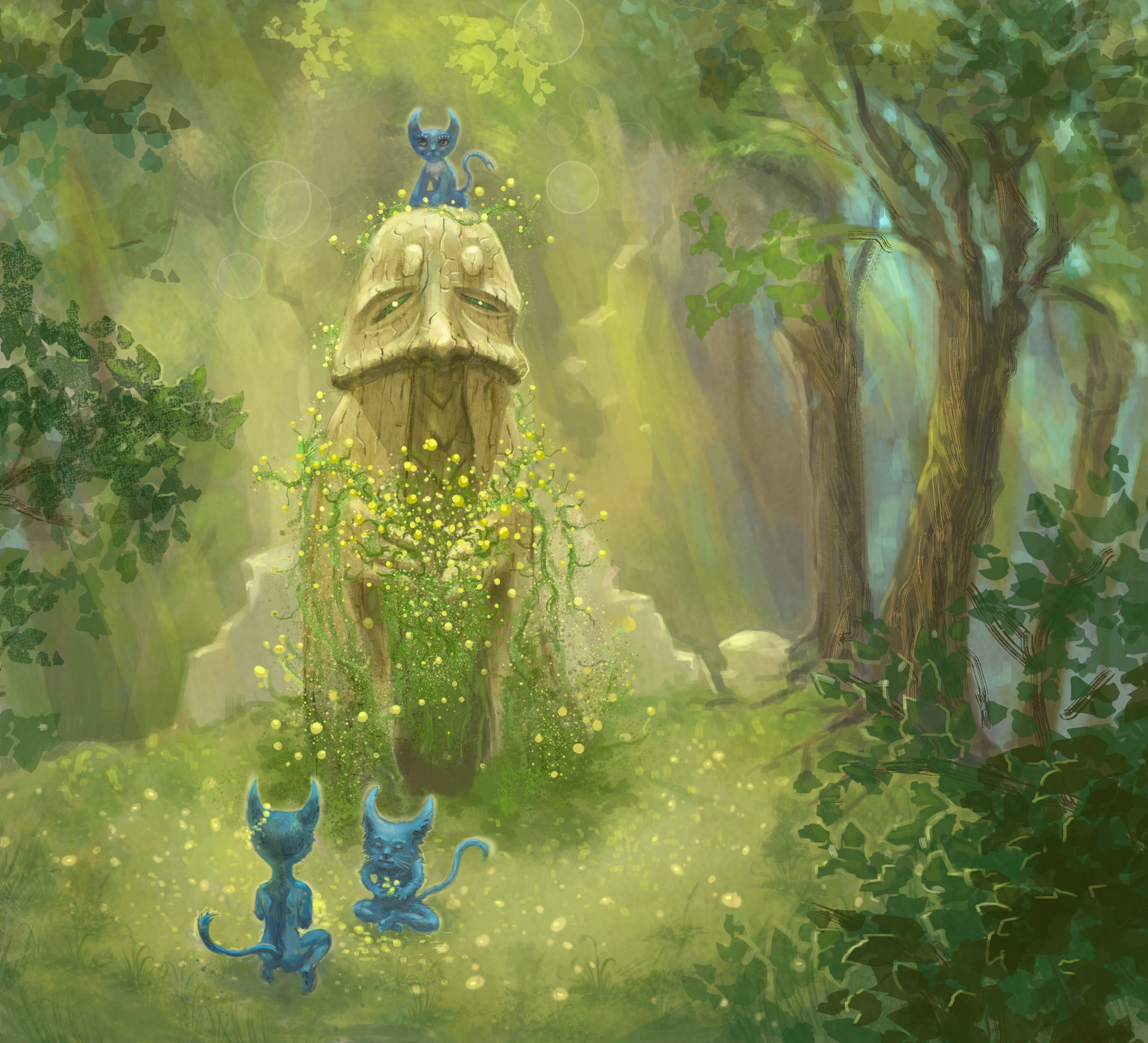 ArtStation - Forest God