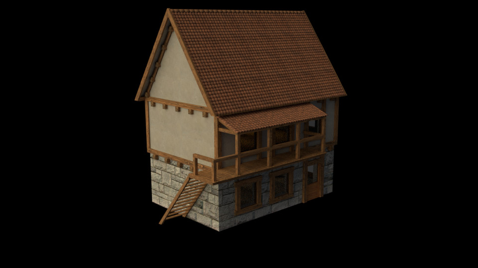 ArtStation - Medieval House Nr2