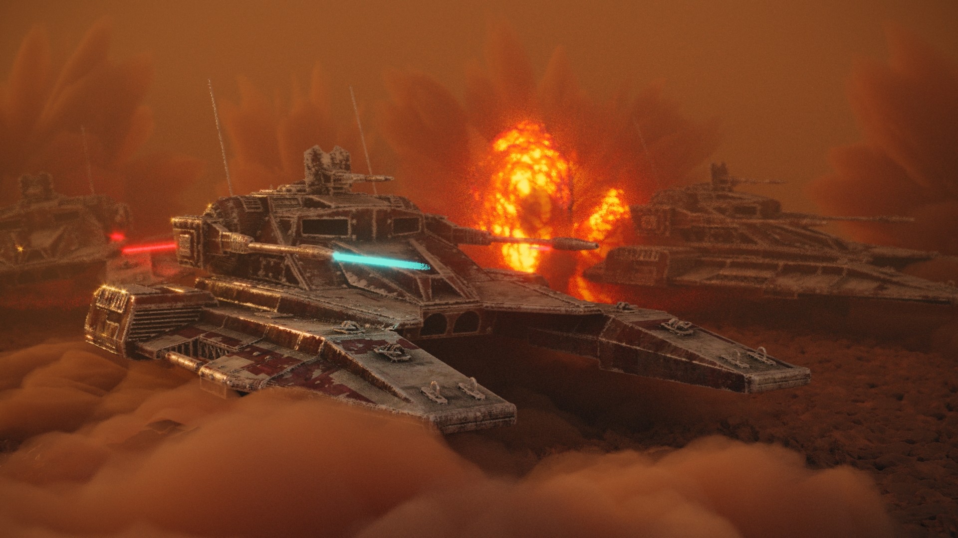 ArtStation - TX-130 Republic tank