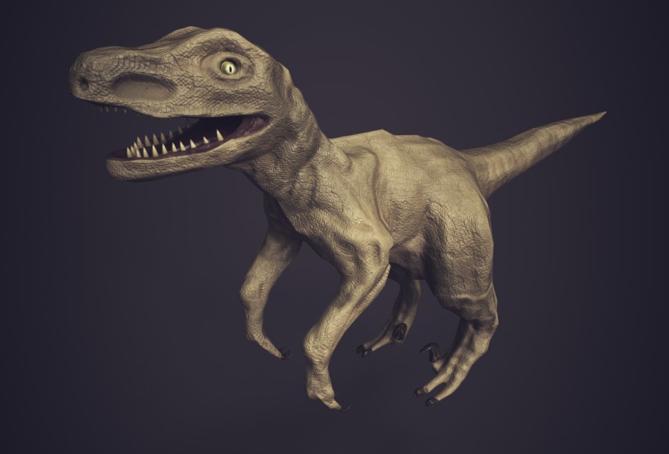 ArtStation - WIP Velociraptor