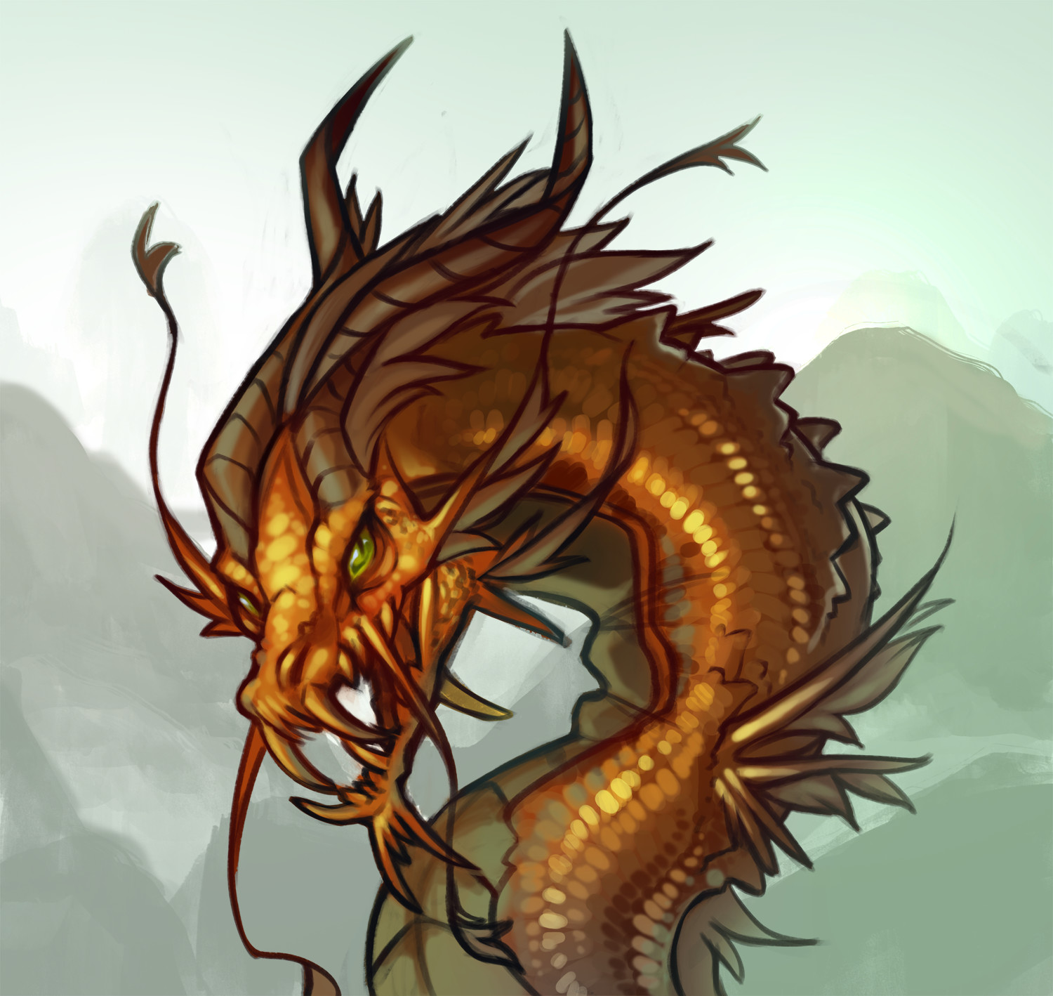 ArtStation - Dragon artwork