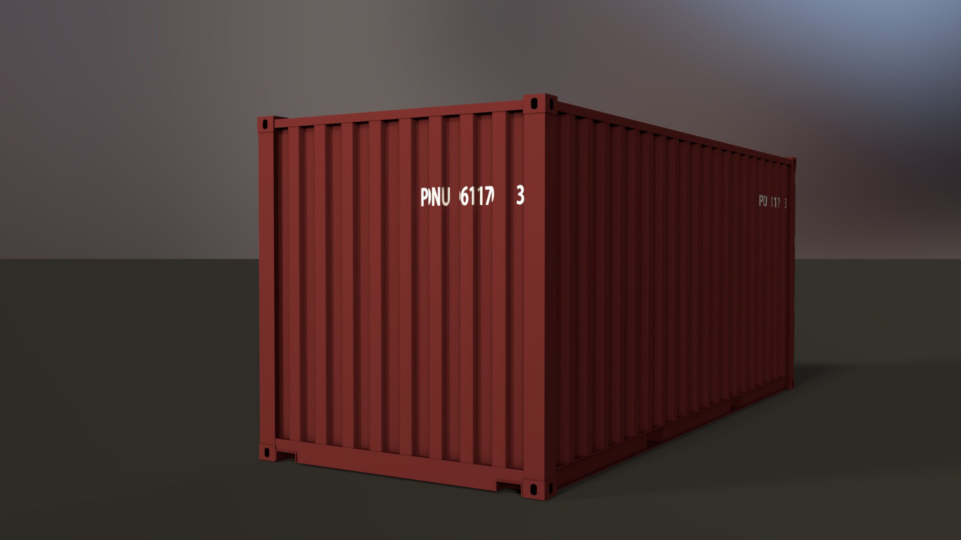 ArtStation - 20ft Shipping Container