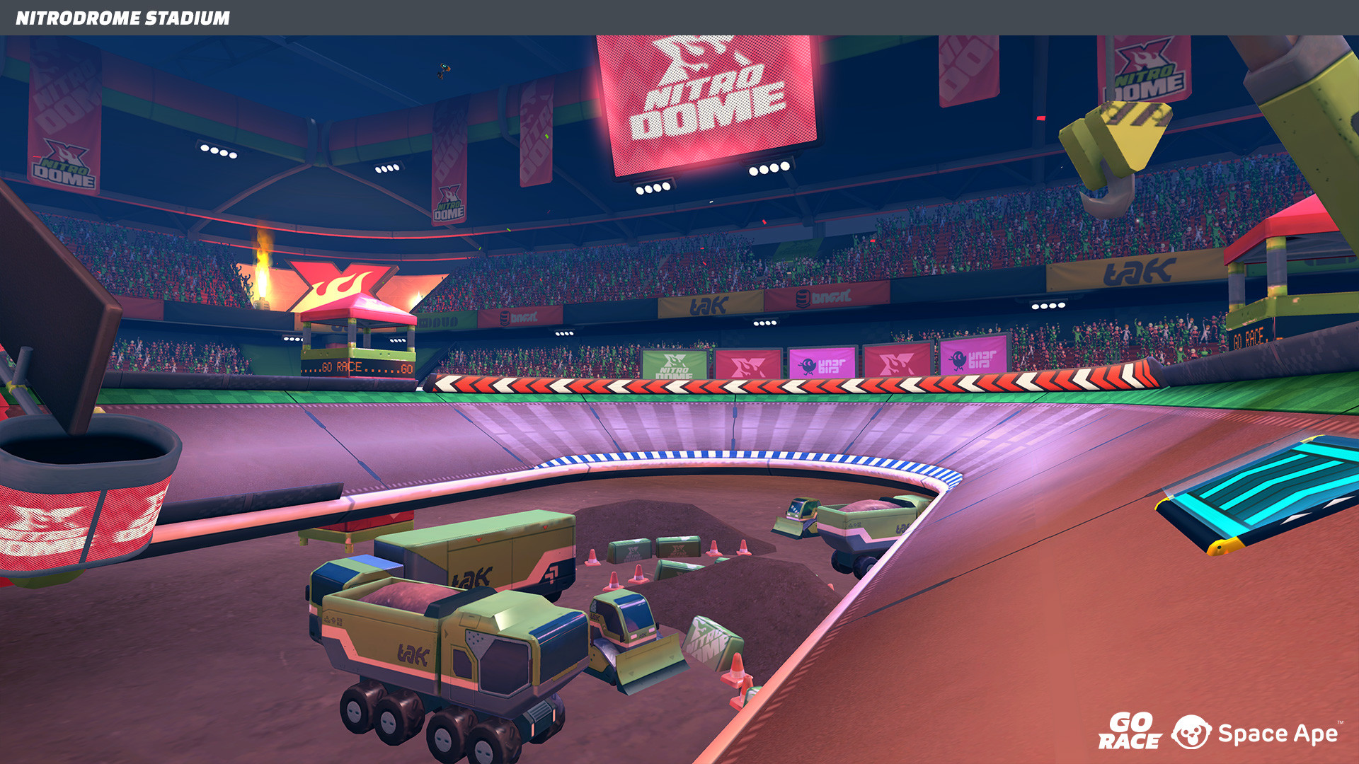 Space Ape Games - Go Race: Nitrodome Stadium