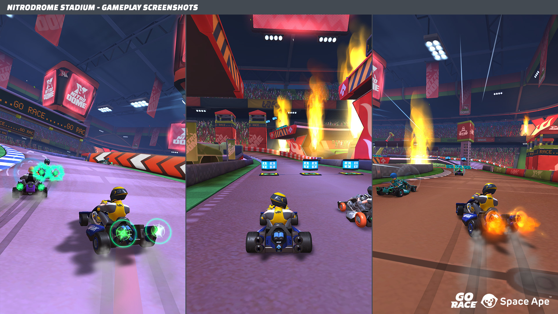 Space Ape Games - Go Race: Nitrodome Stadium