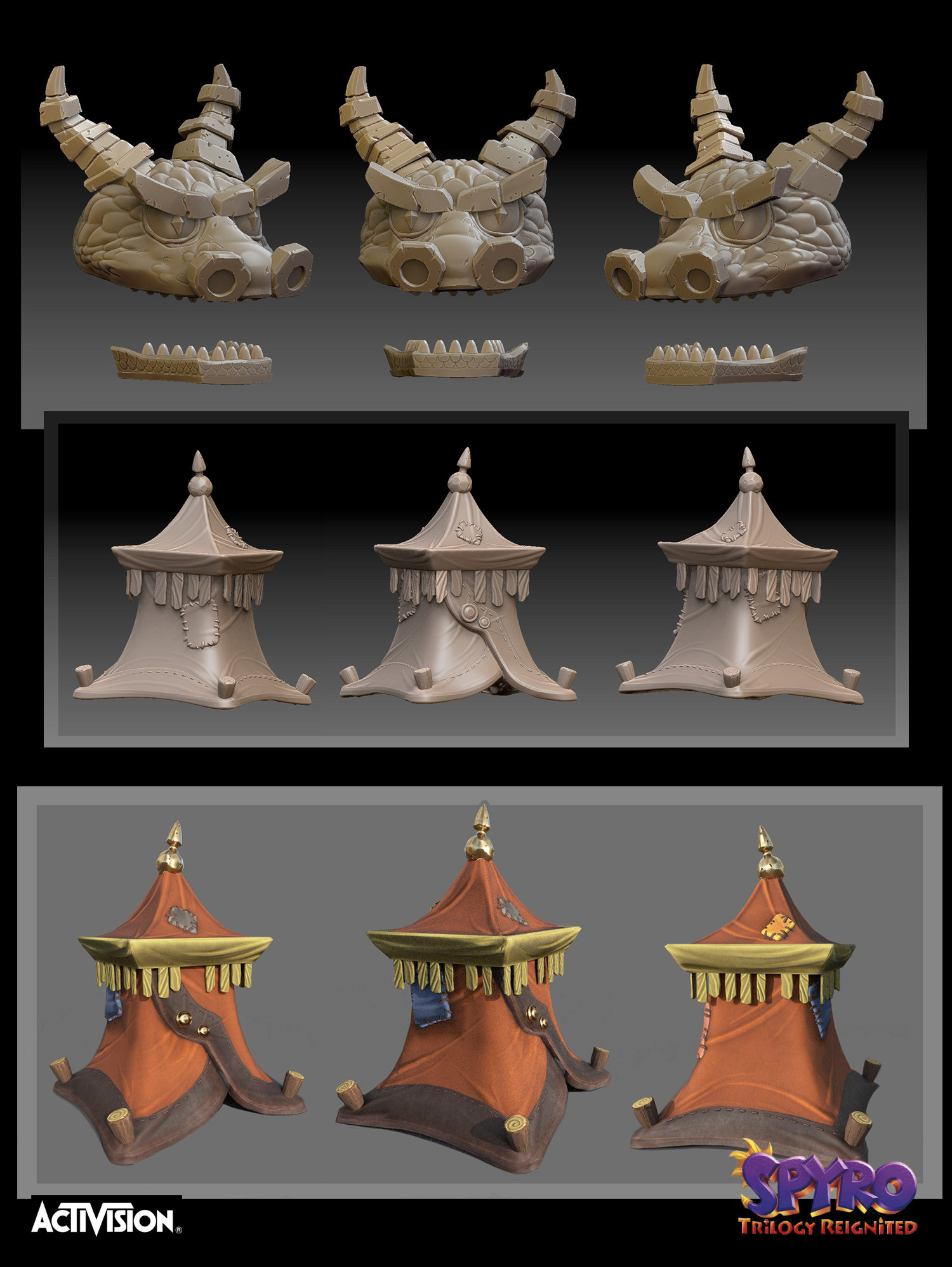 Jamie Burton - Spyro reignited props