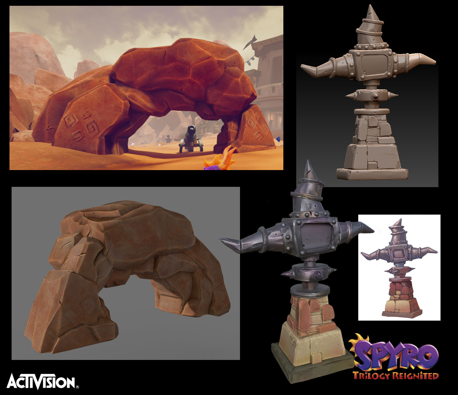 Jamie Burton - Spyro reignited props