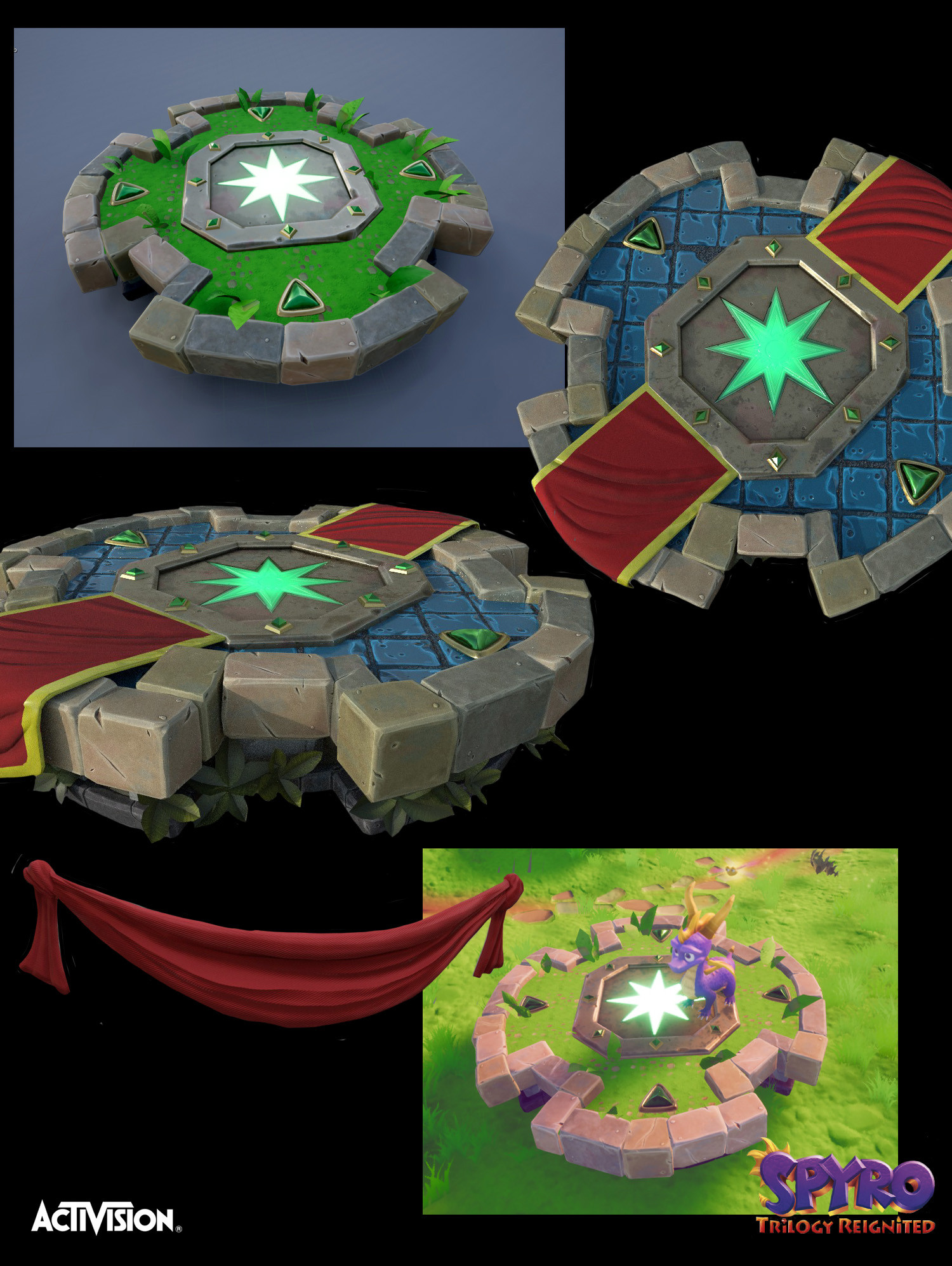 Jamie Burton - Spyro reignited props