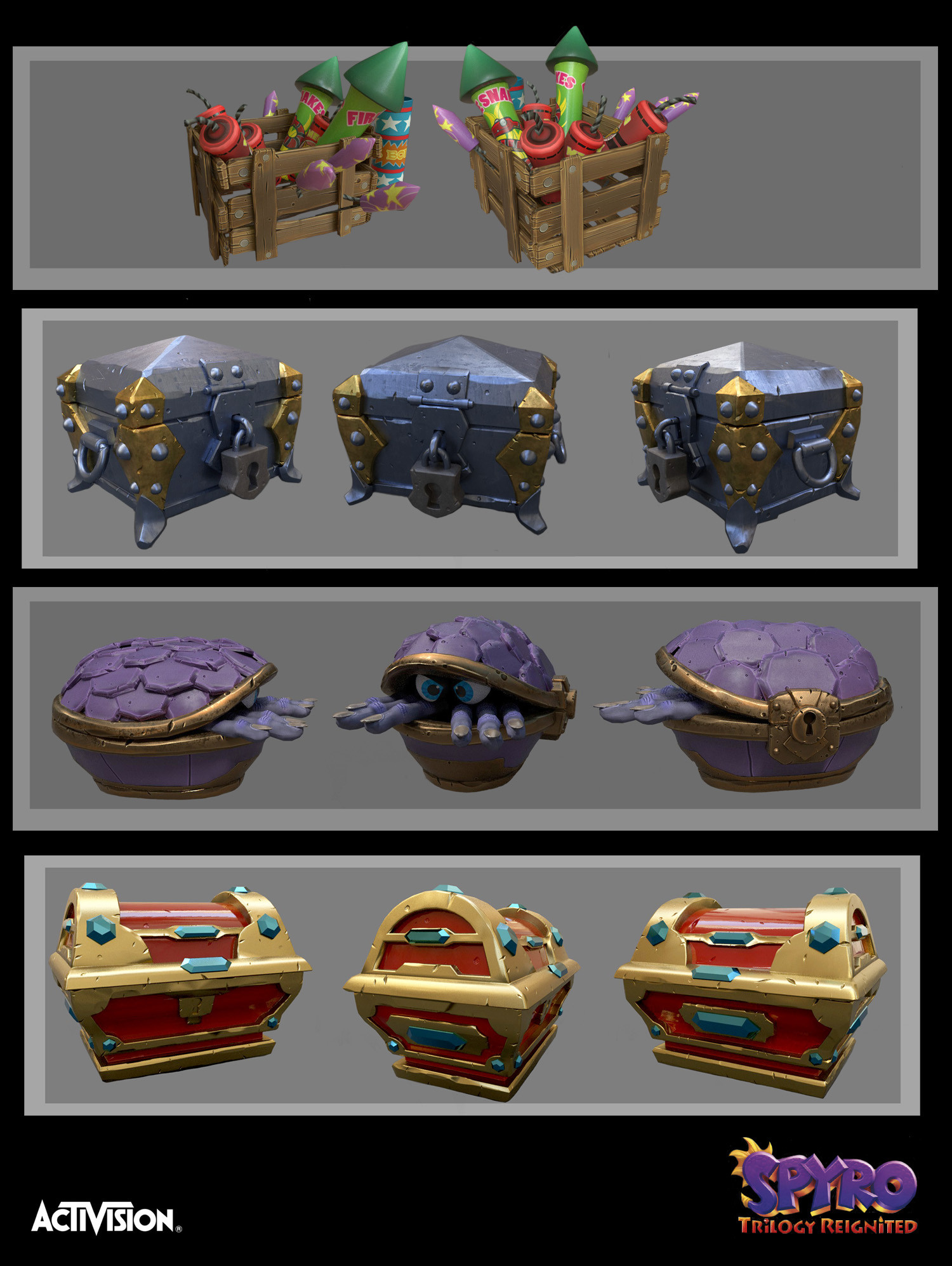 Jamie Burton - Spyro reignited props