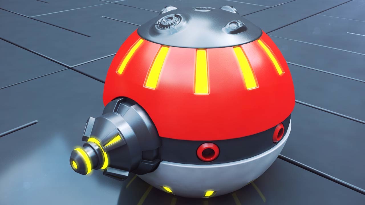 ArtStation - Cyber Pokeball