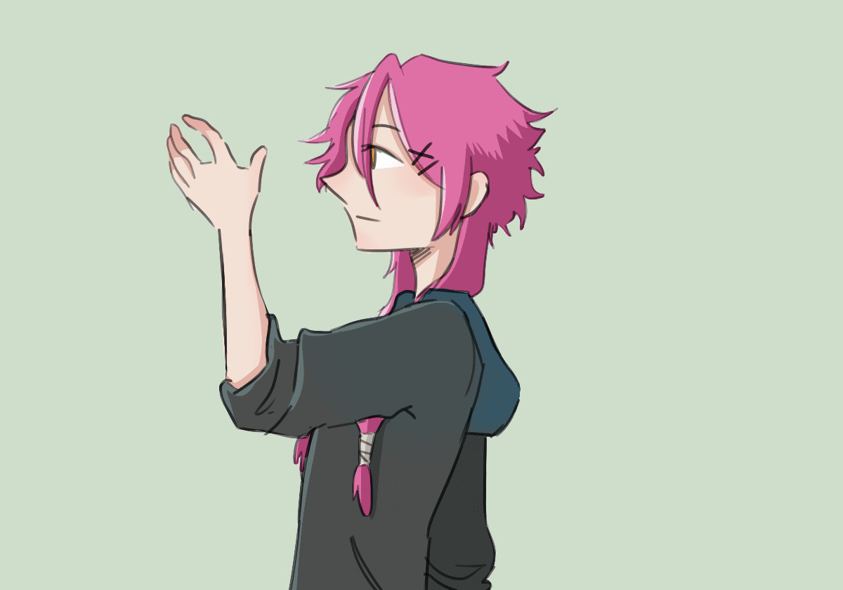 ArtStation - Pink hair boy