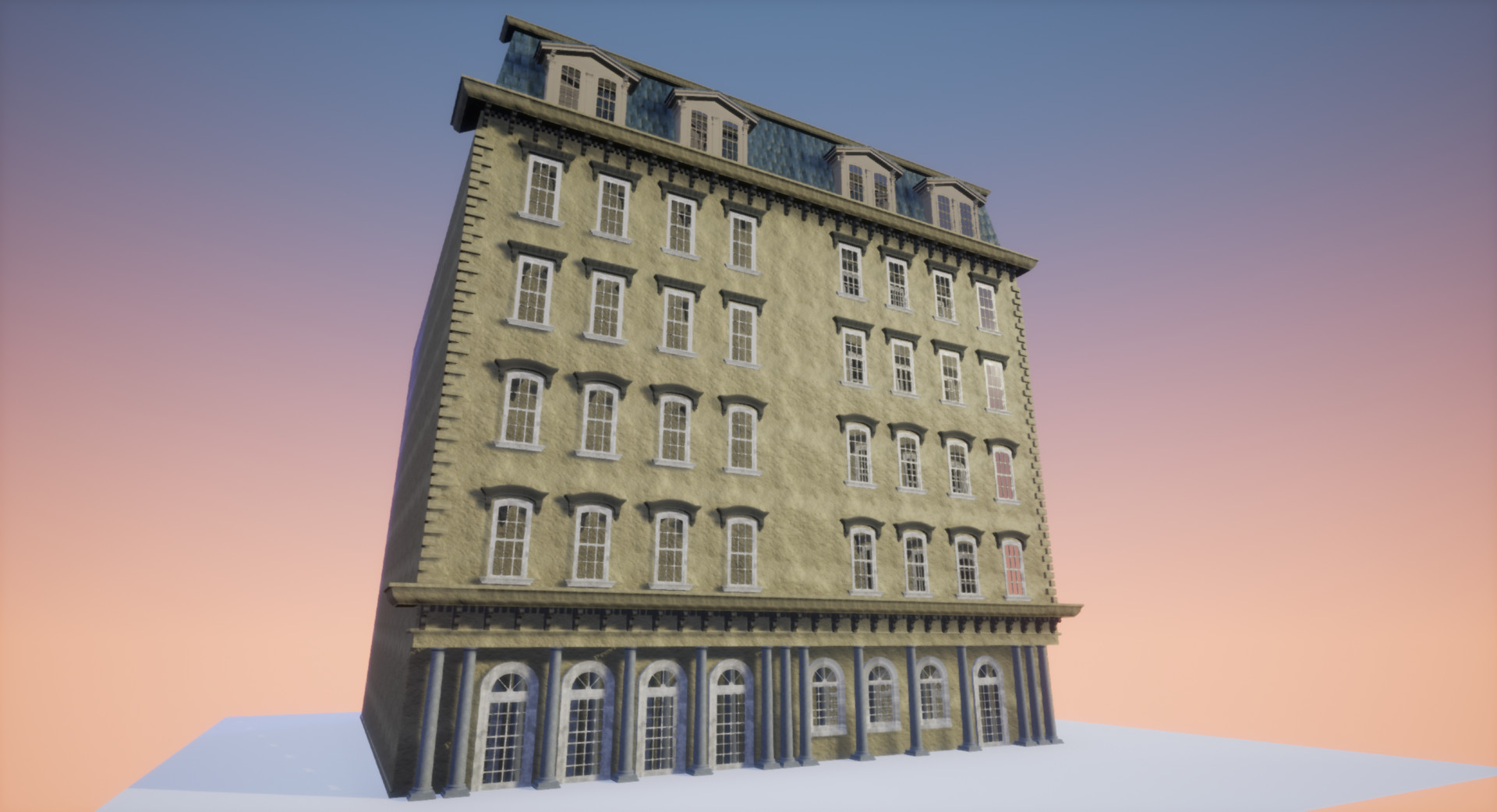 ArtStation - Parisian Building