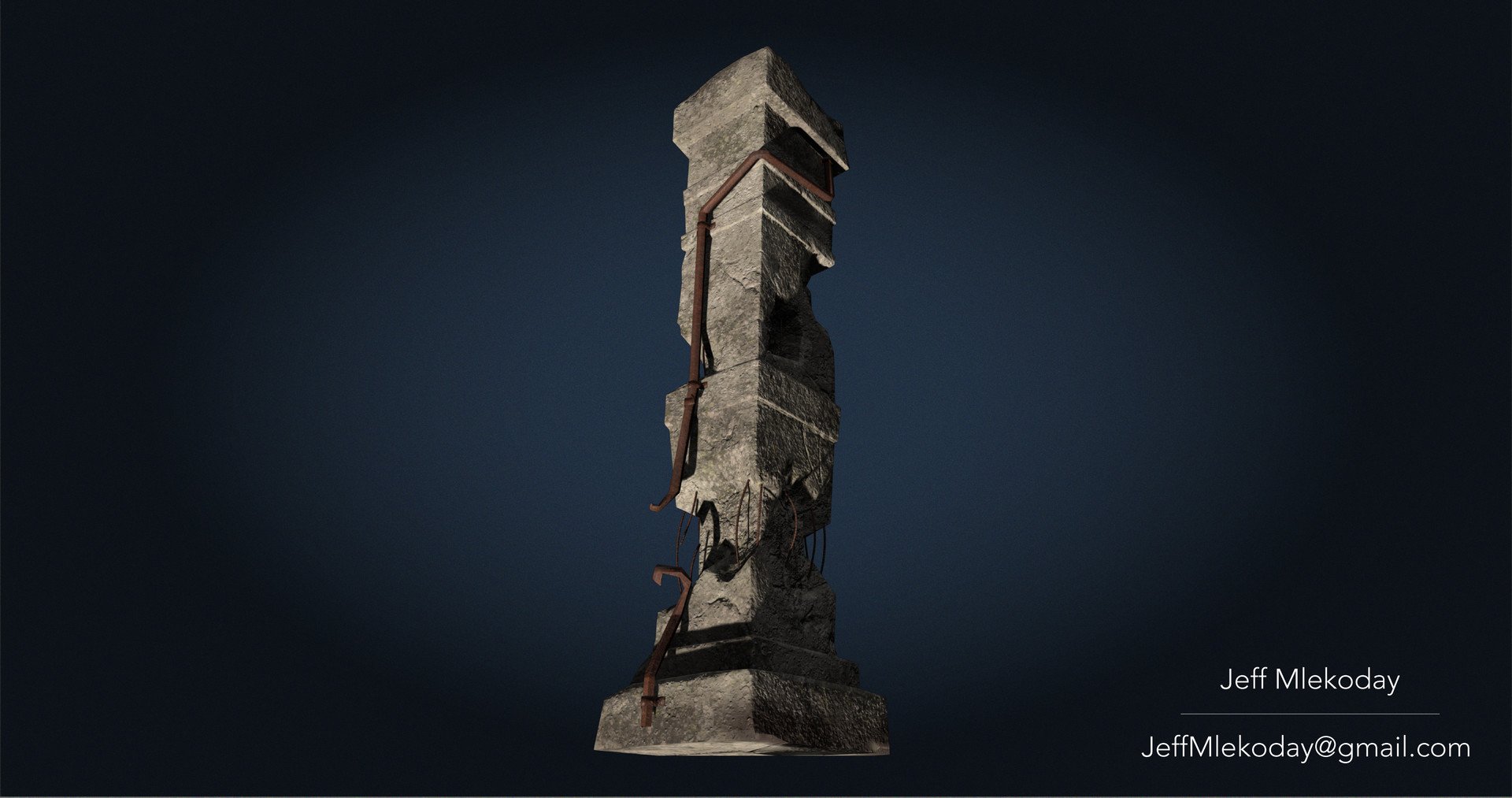 ArtStation - Distressed Pillar 2