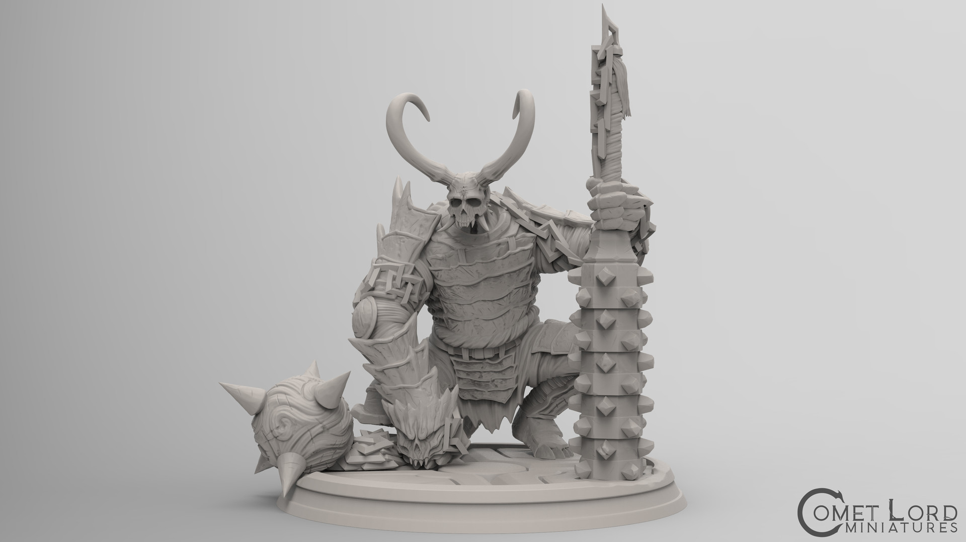 ArtStation - Death Oni - Oni Miniature Sculpt